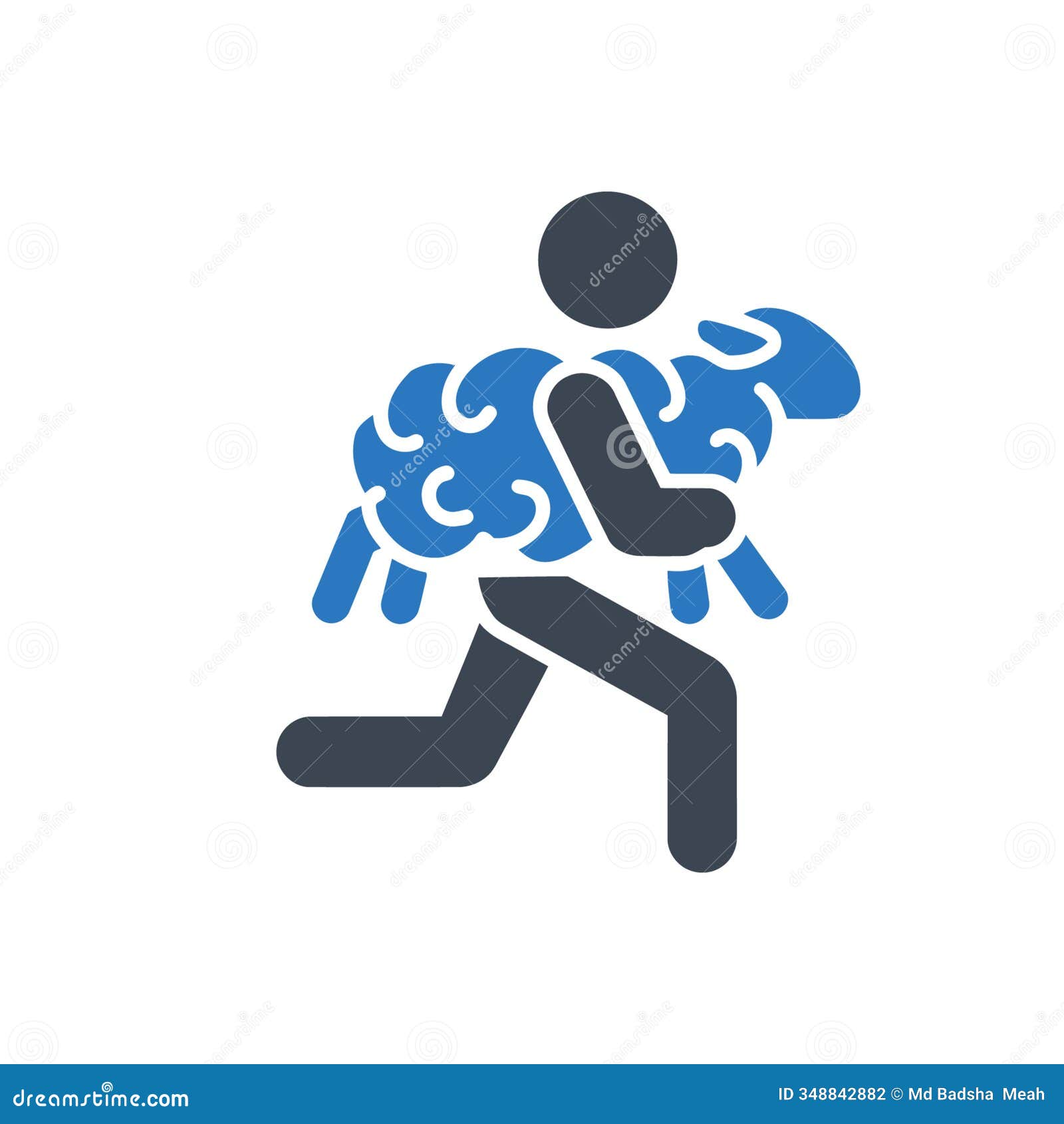 Carry Sheep Icon stock vector. Illustration of sign - 348842882