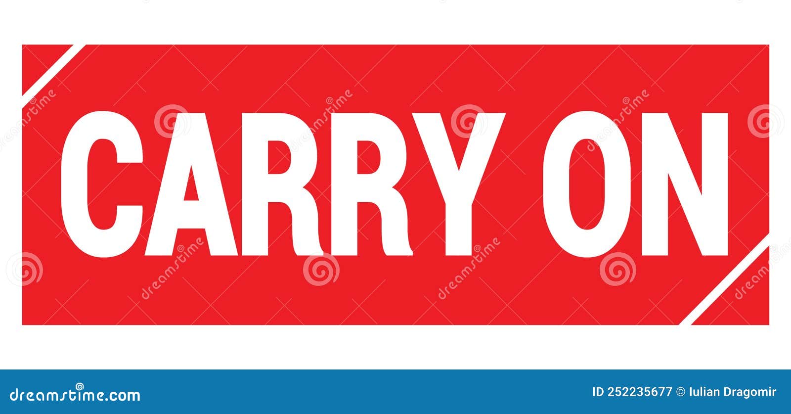 CARRY on Text Written on Red Stamp Sign Stock Illustration ...
