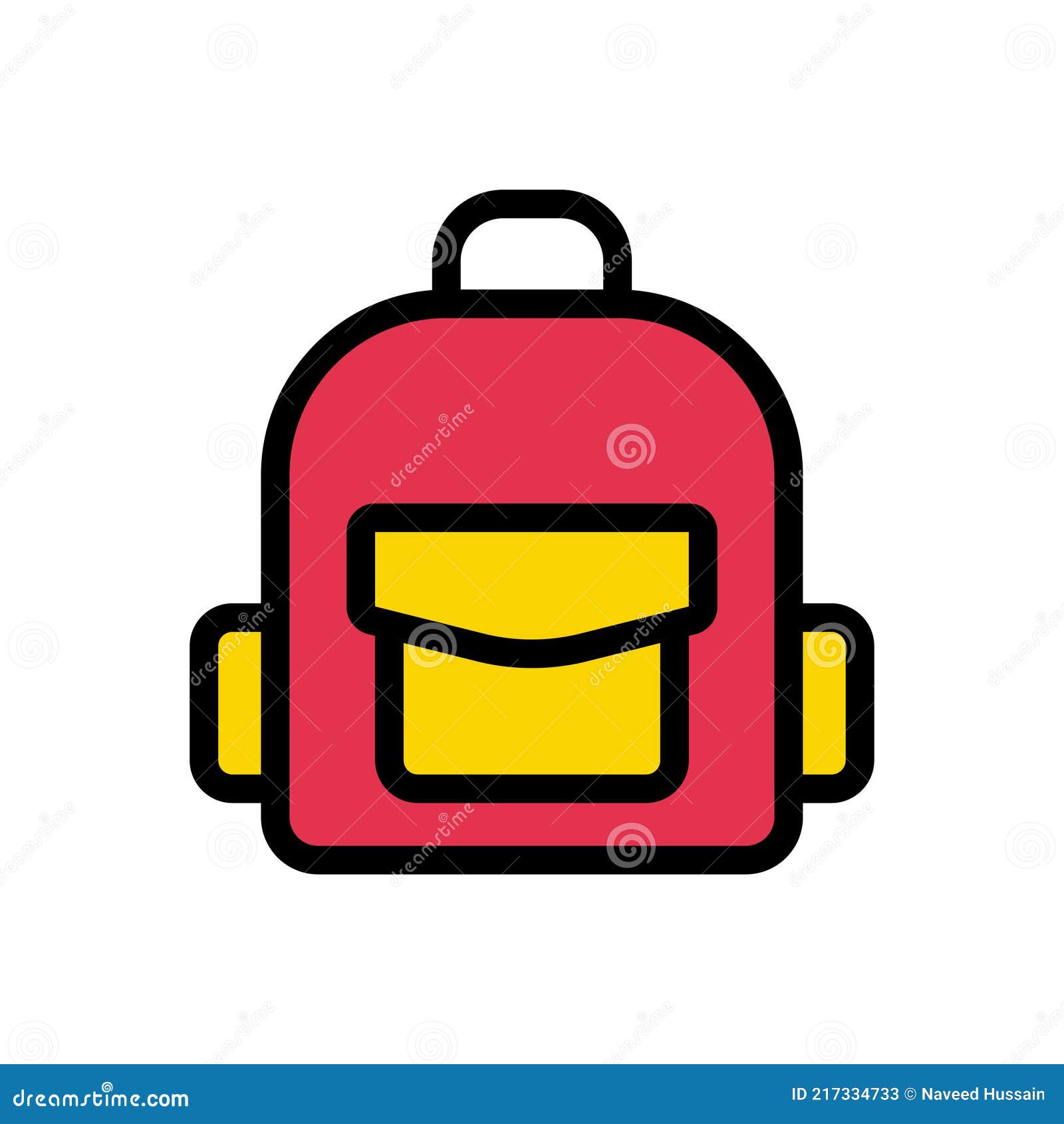 Carry stock vector. Illustration of travel, carry, rucksack - 217334733