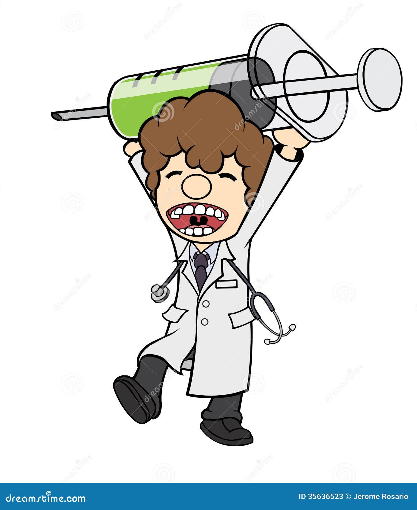 Carrying Big Injection医生 向量例证. 插画 包括有 通用, 查出, 服务, 突出 - 35636523