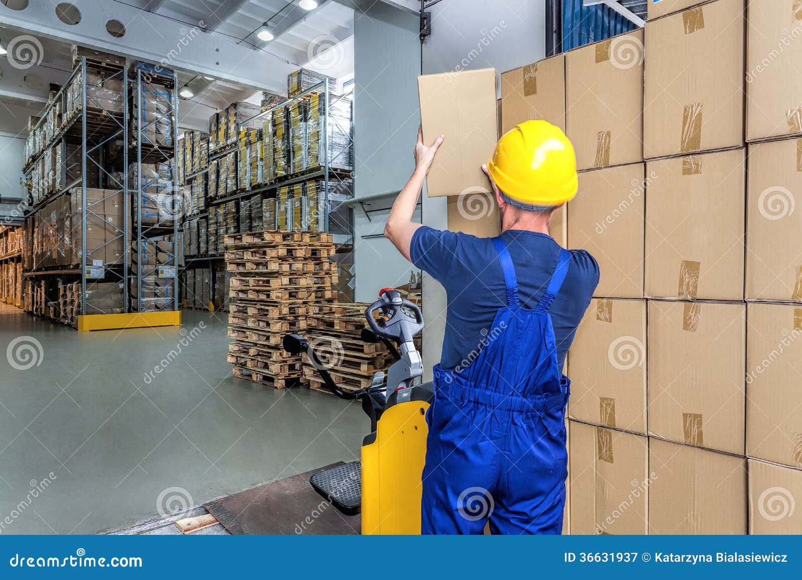 Carrying a boxes stock image. Image of export, production - 36631937
