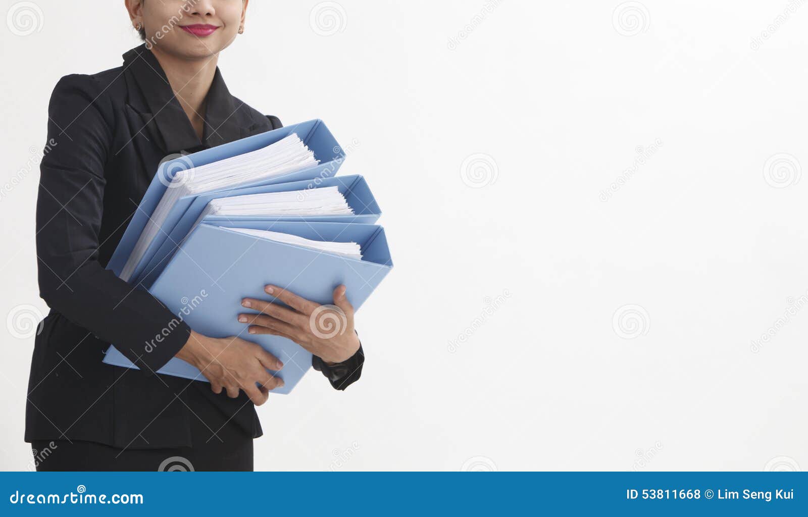Carrying file stock photo. Image of businesswoman, girl - 53811668