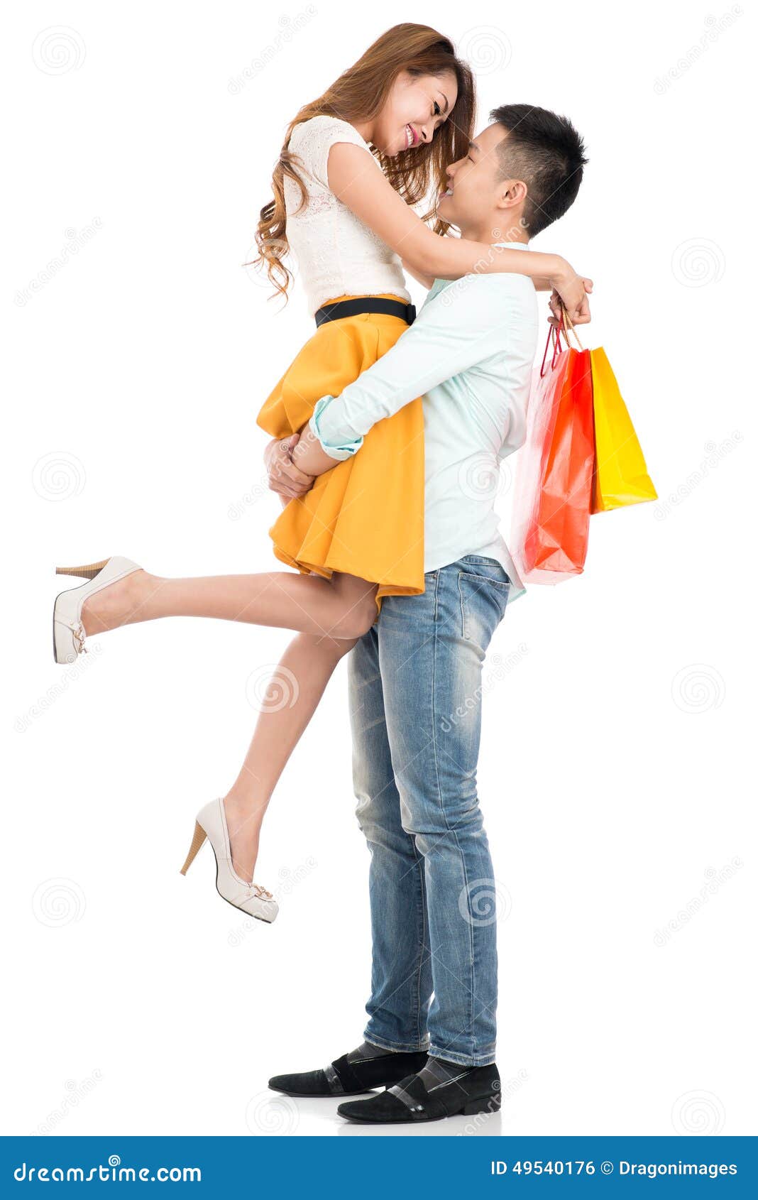 Carrying girlfriend stock photo. Image of vietnamese - 49540176