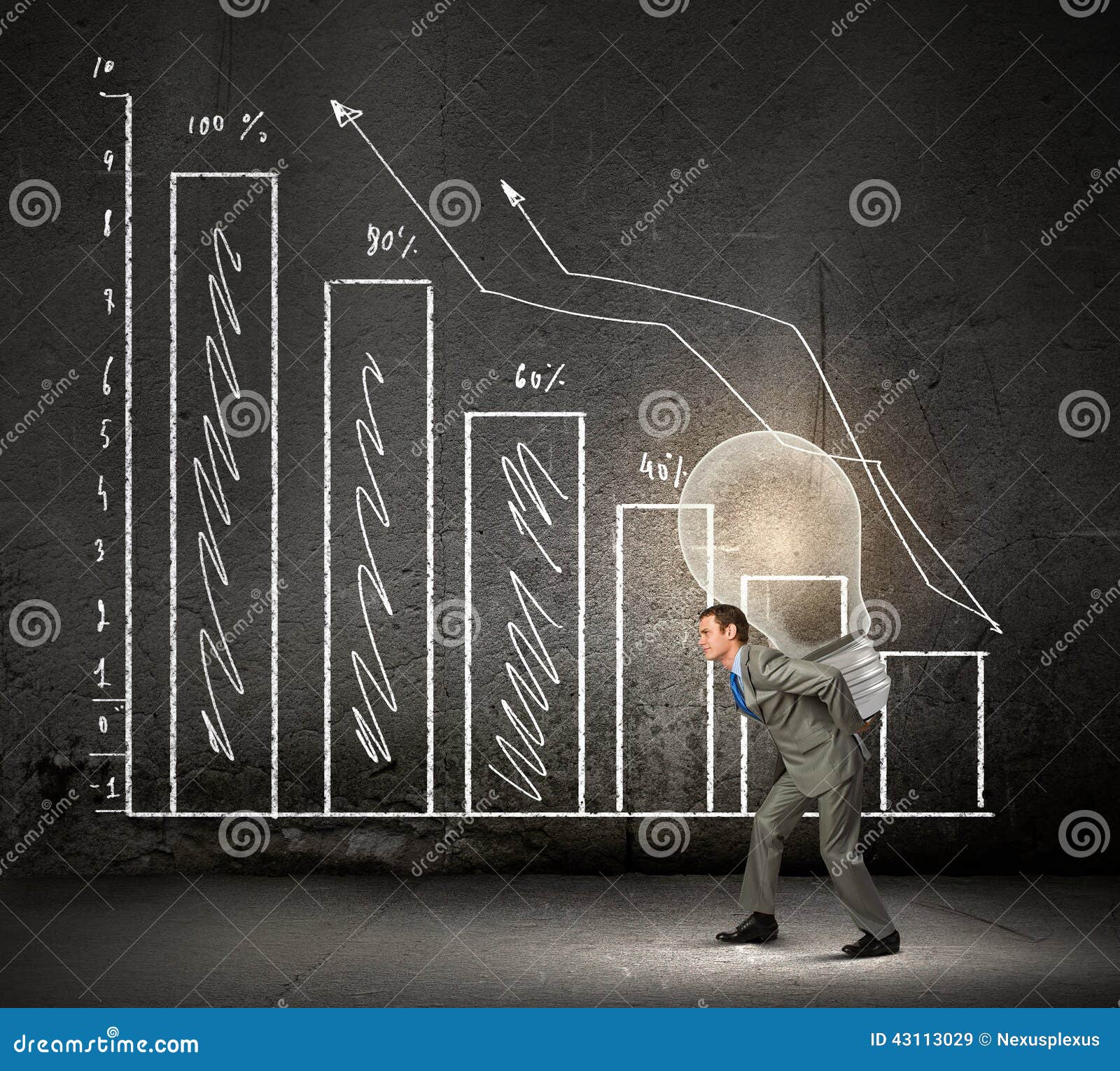 Carrying out an idea stock image. Image of carry, electric - 43113029