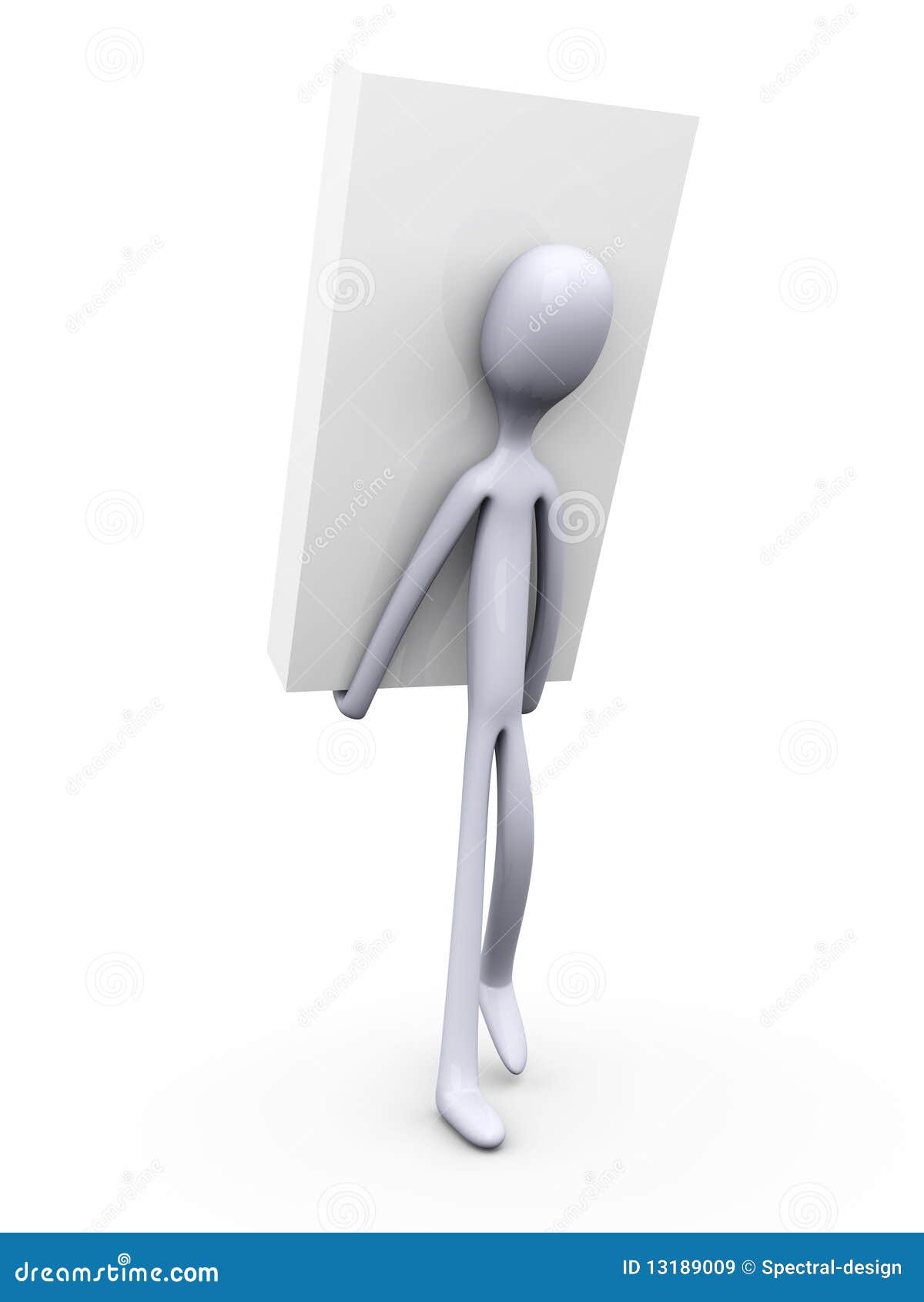 Carrying weight stock illustration. Illustration of strong - 13189009