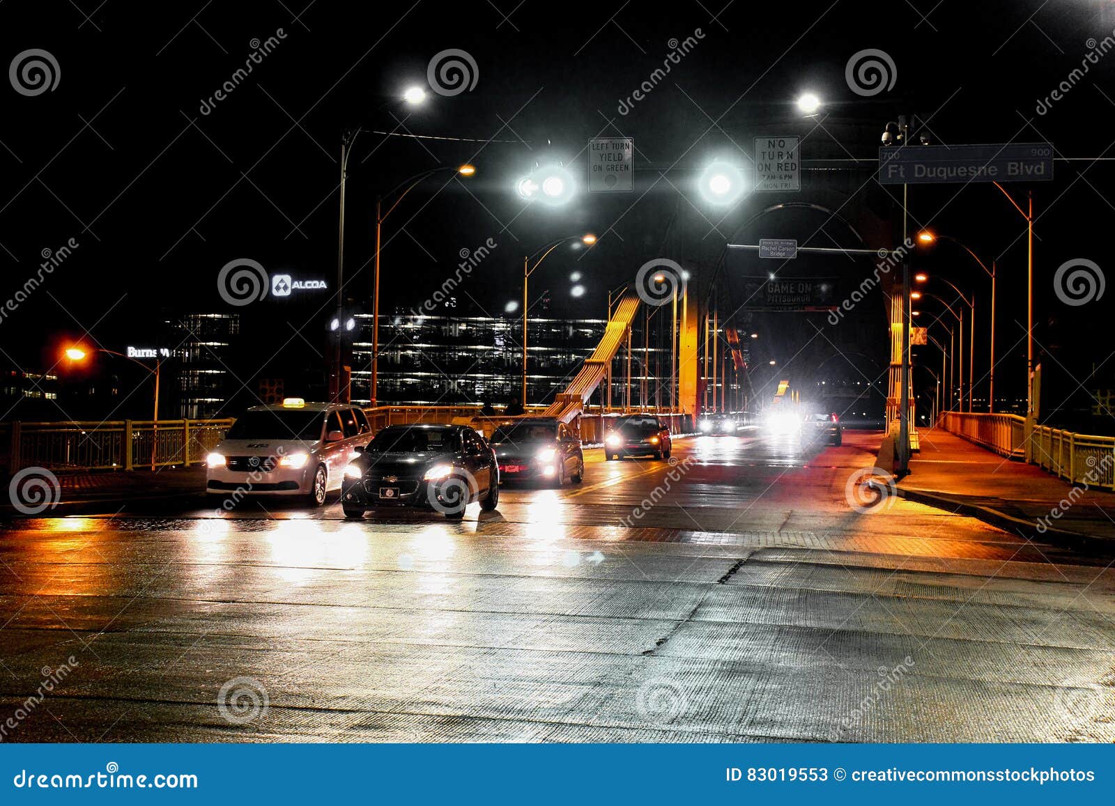 Cars On Bridge Picture. Image: 83019553