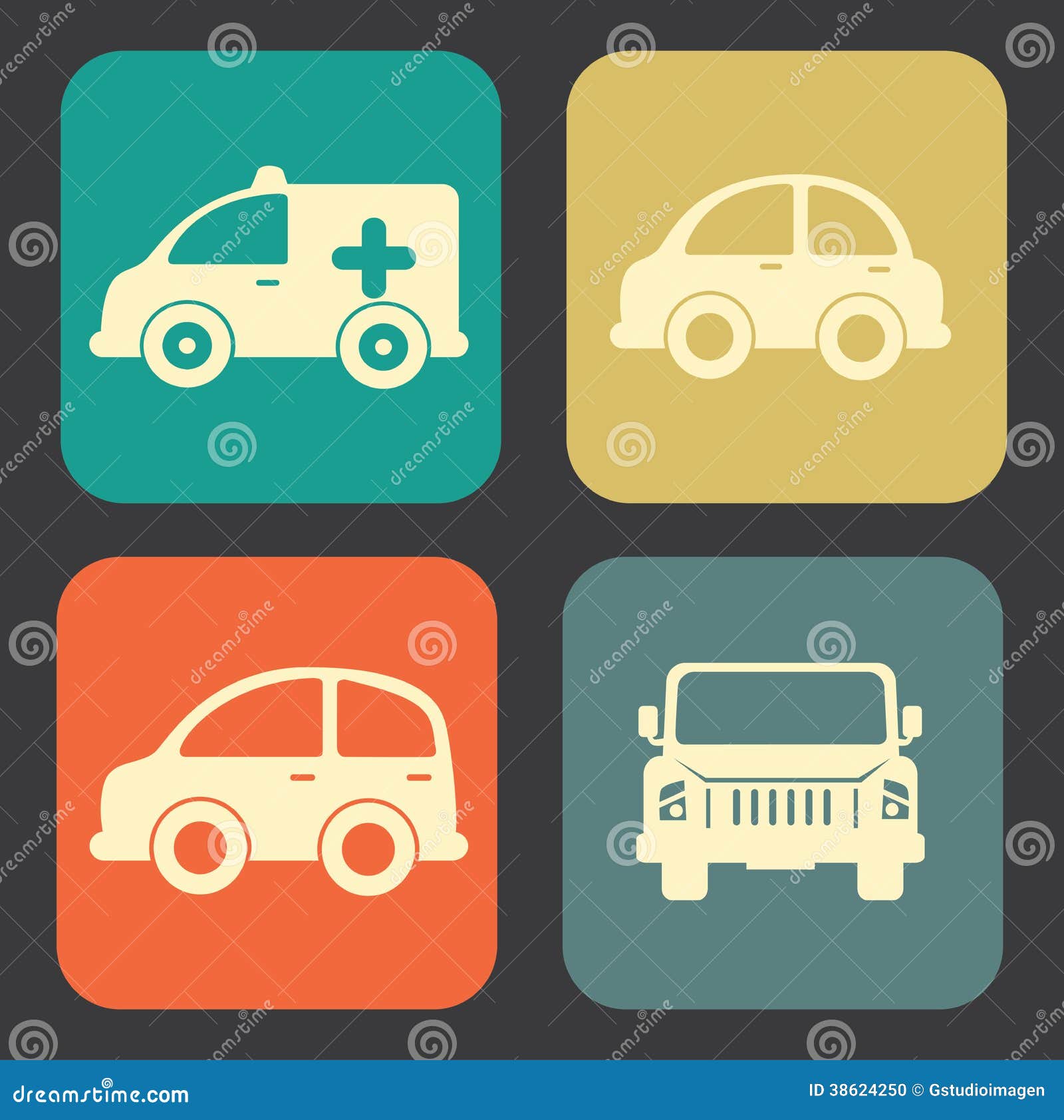Cars Design Evolution Cartoon Vector Infographics | CartoonDealer.com ...