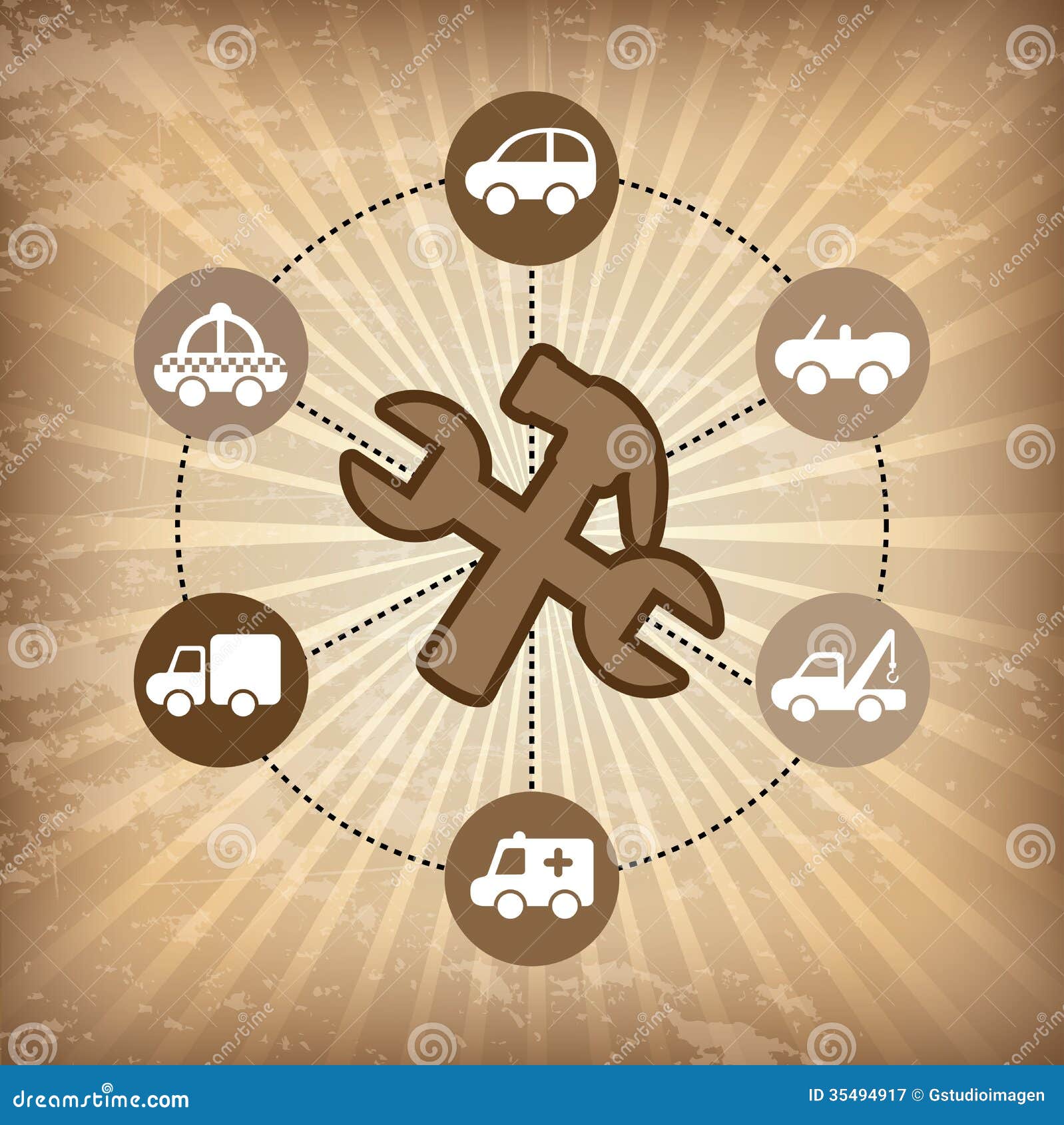 Cars Design Evolution Cartoon Vector Infographics | CartoonDealer.com ...