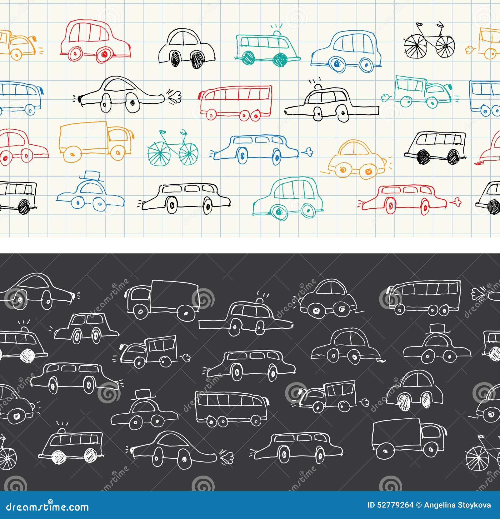 Cars Doodles Set Cartoon Vector | CartoonDealer.com #39393283