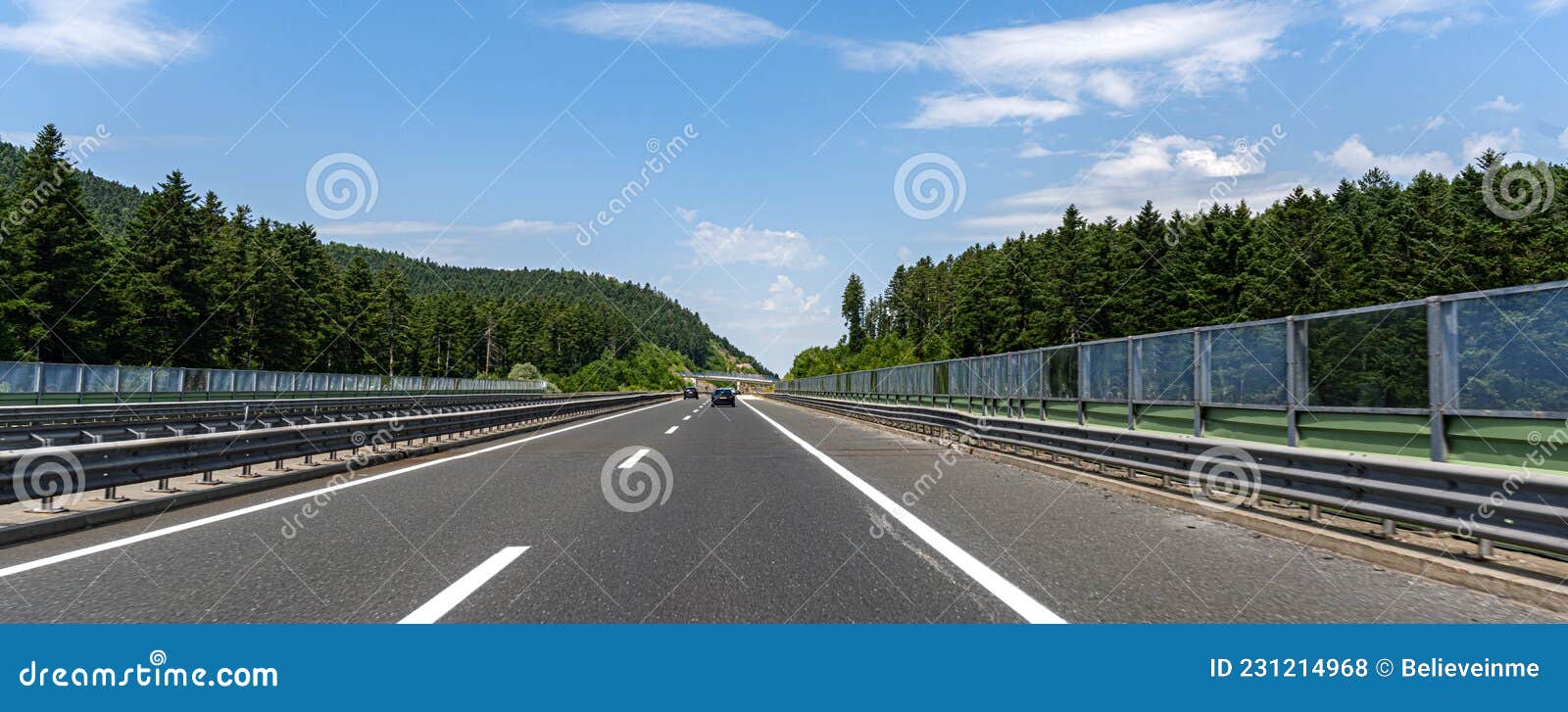 Cars are Driving on the Expressway. Stock Photo - Image of autobahn ...