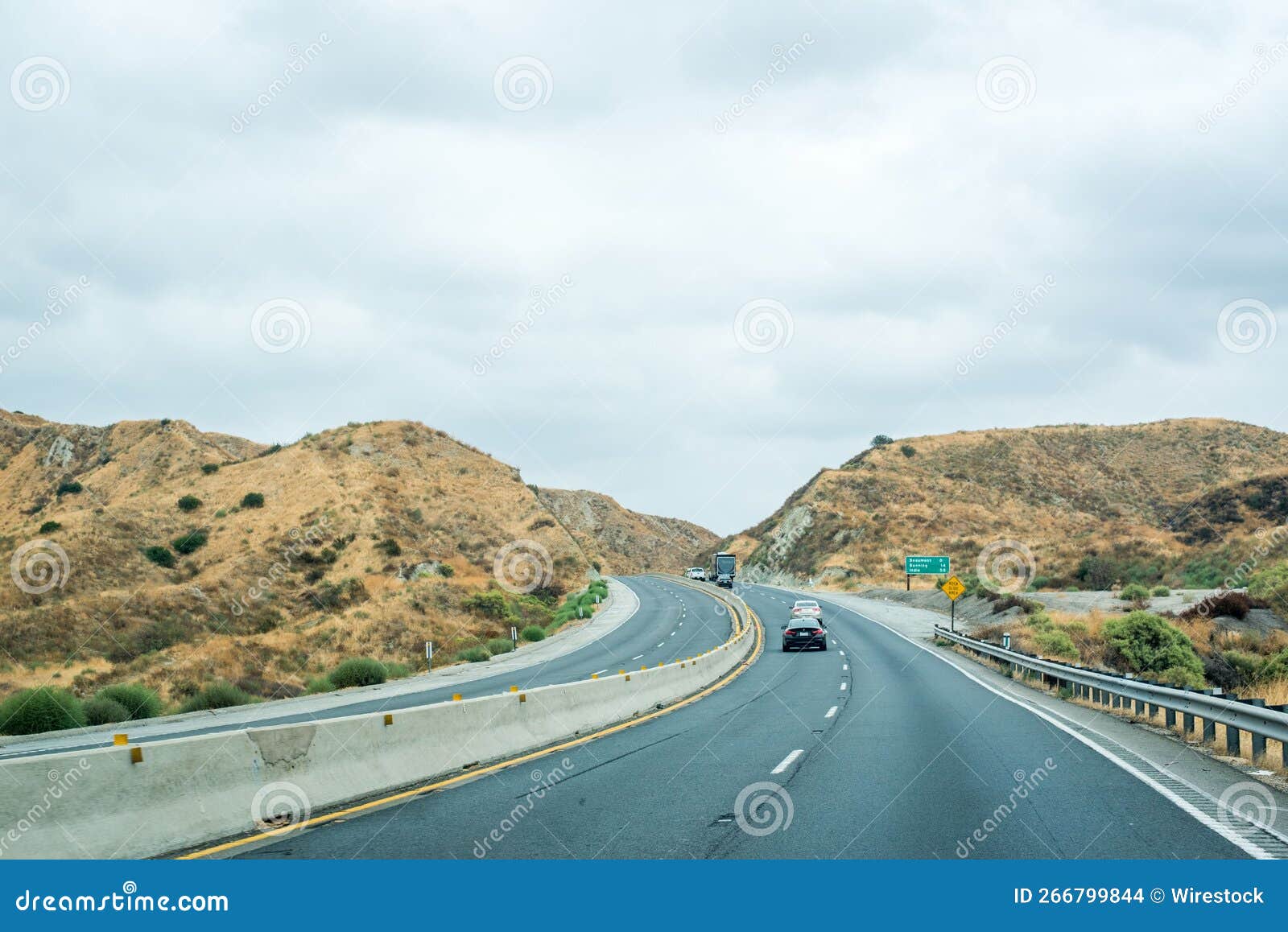 Cars Driving on the Highway Stock Photo - Image of driving, highway ...
