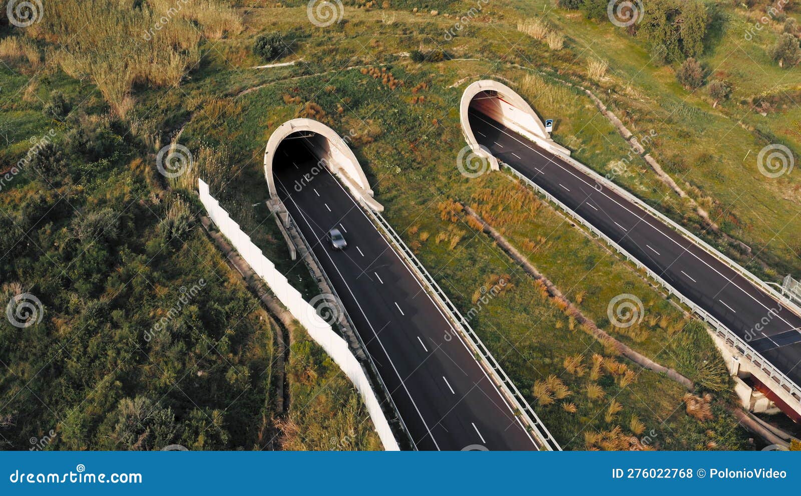 Cars Exit a Highway Road Tunnel Stock Footage - Video of road, ecology ...