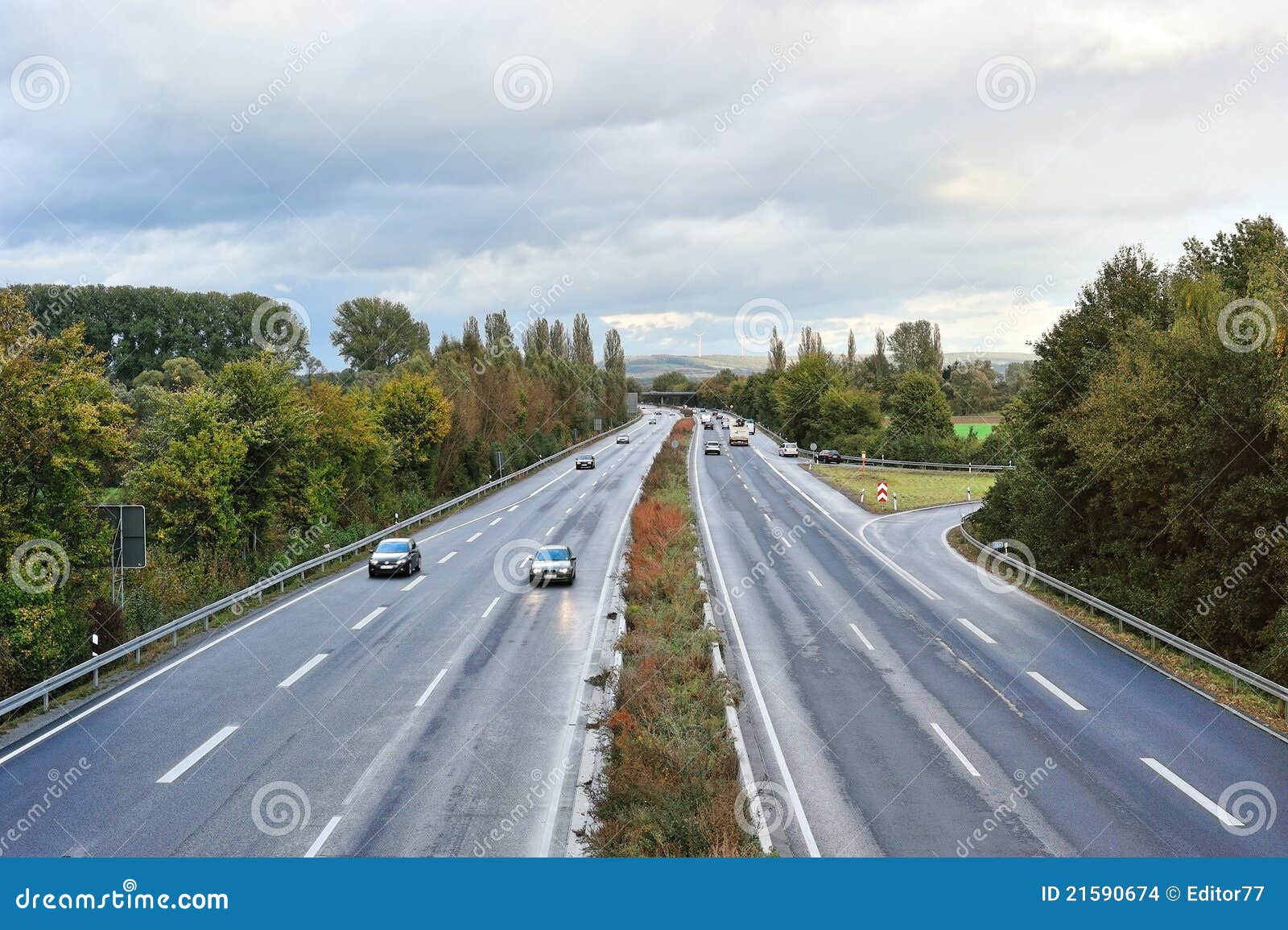 Driving on highway stock photo. Image of motor, fast - 21590674