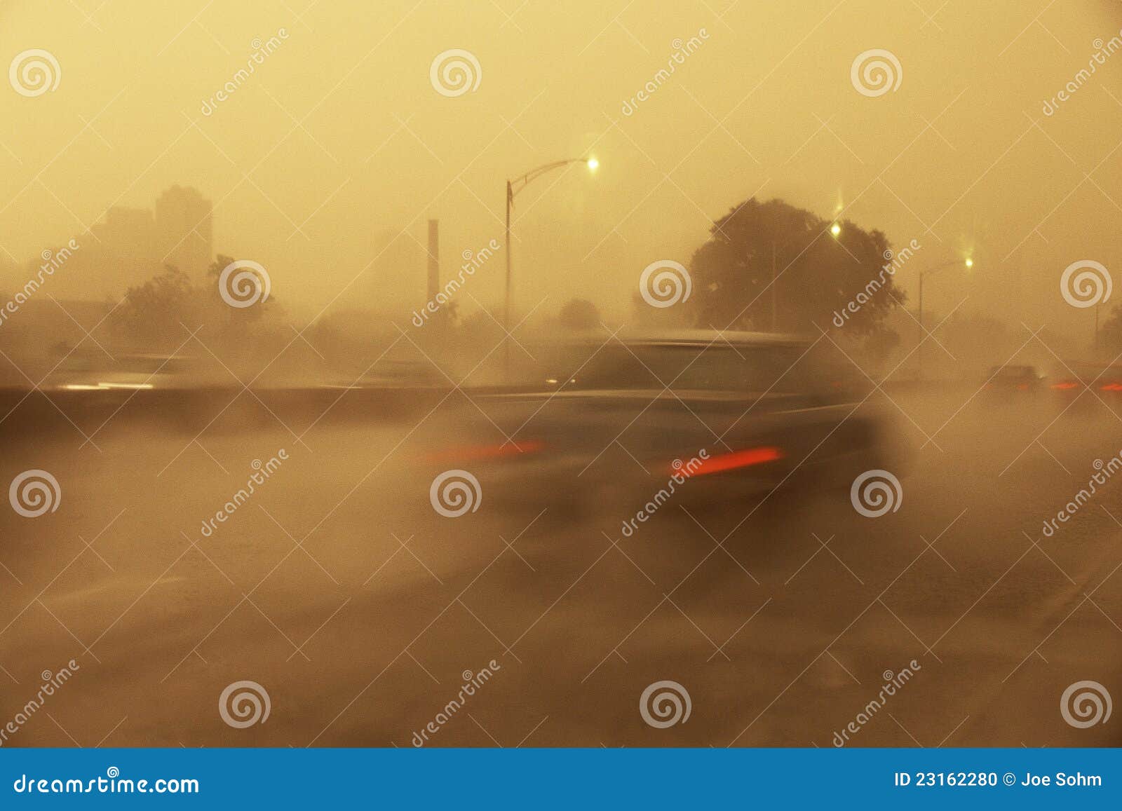 Cars on highway stock photo. Image of hazy, street, haze - 23162280