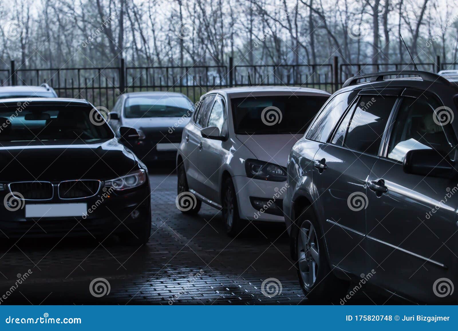Cars on the Outside in the Parking Stock Photo - Image of motor, modern ...
