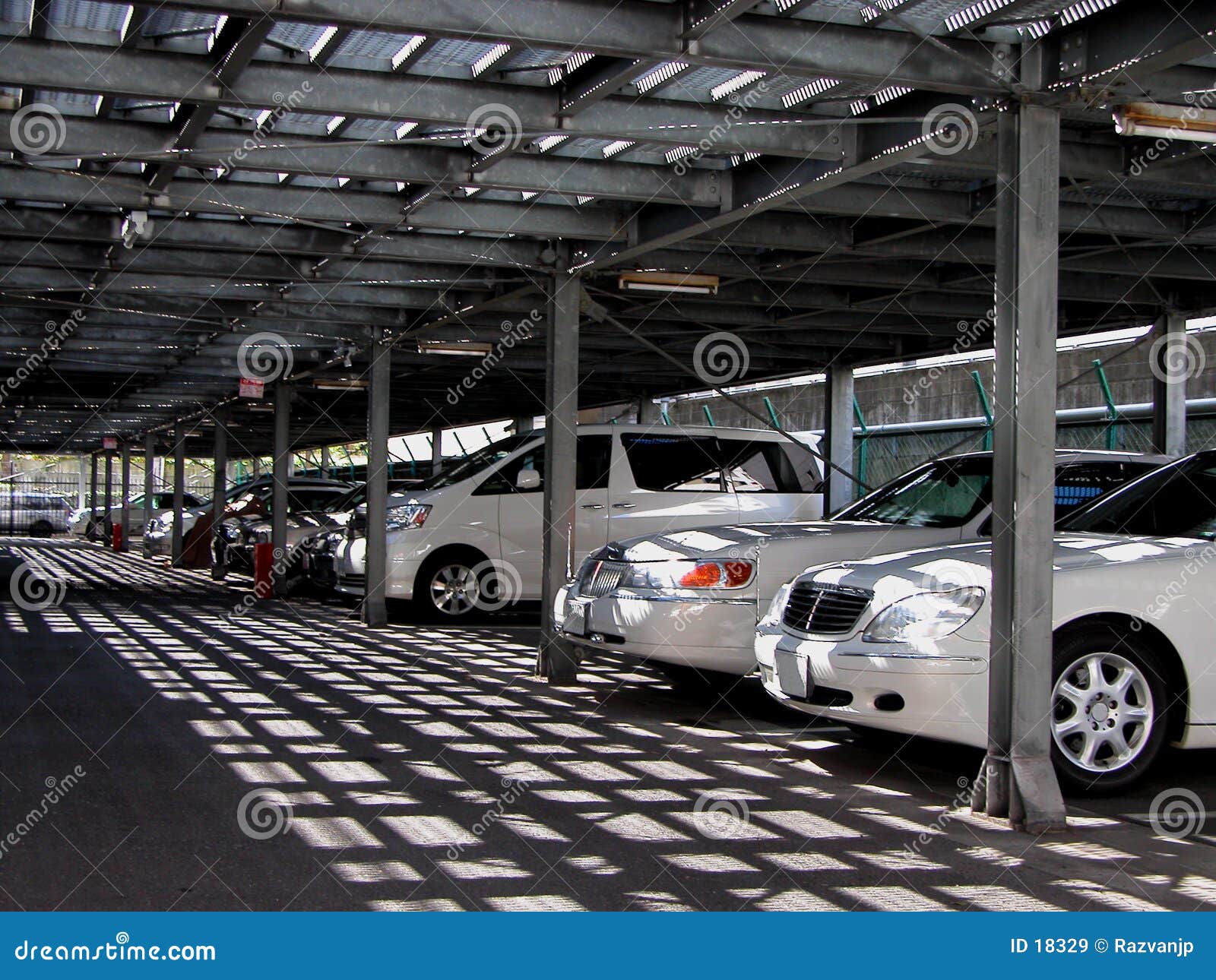 Cars parking stock image. Image of light, luxe, shadows - 18329
