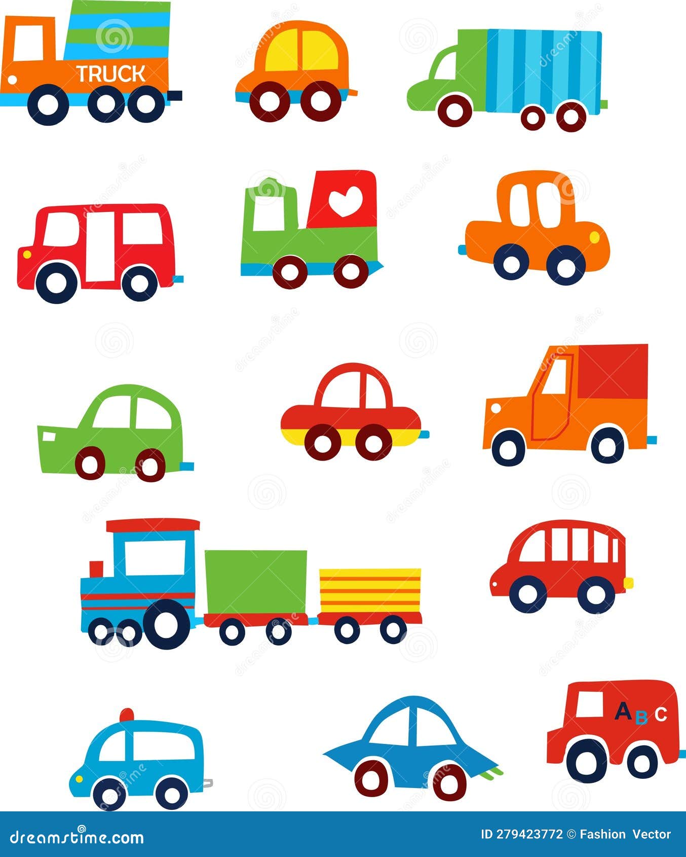 CARS PRINT VECTOR ART stock vector. Illustration of cycling - 279423772