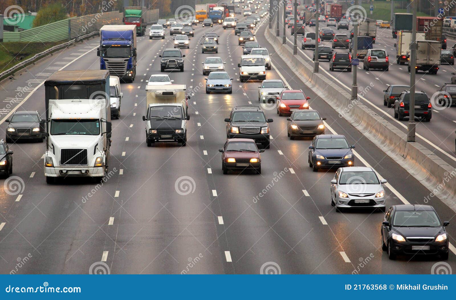 Cars on the road stock photo. Image of headlight, cars - 21763568