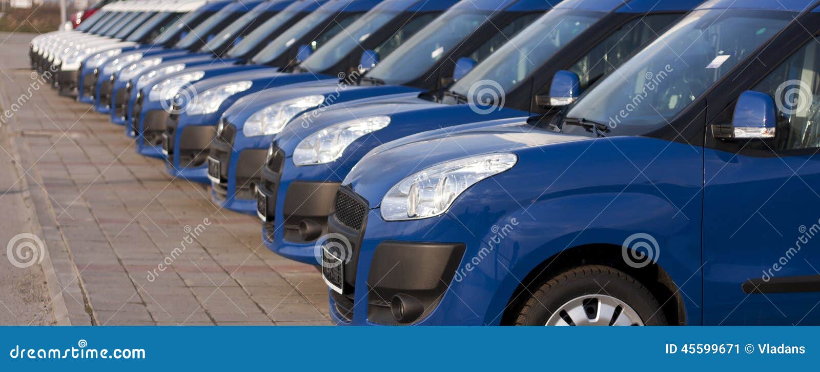 Cars in a row stock image. Image of glistening, luxury - 45599671