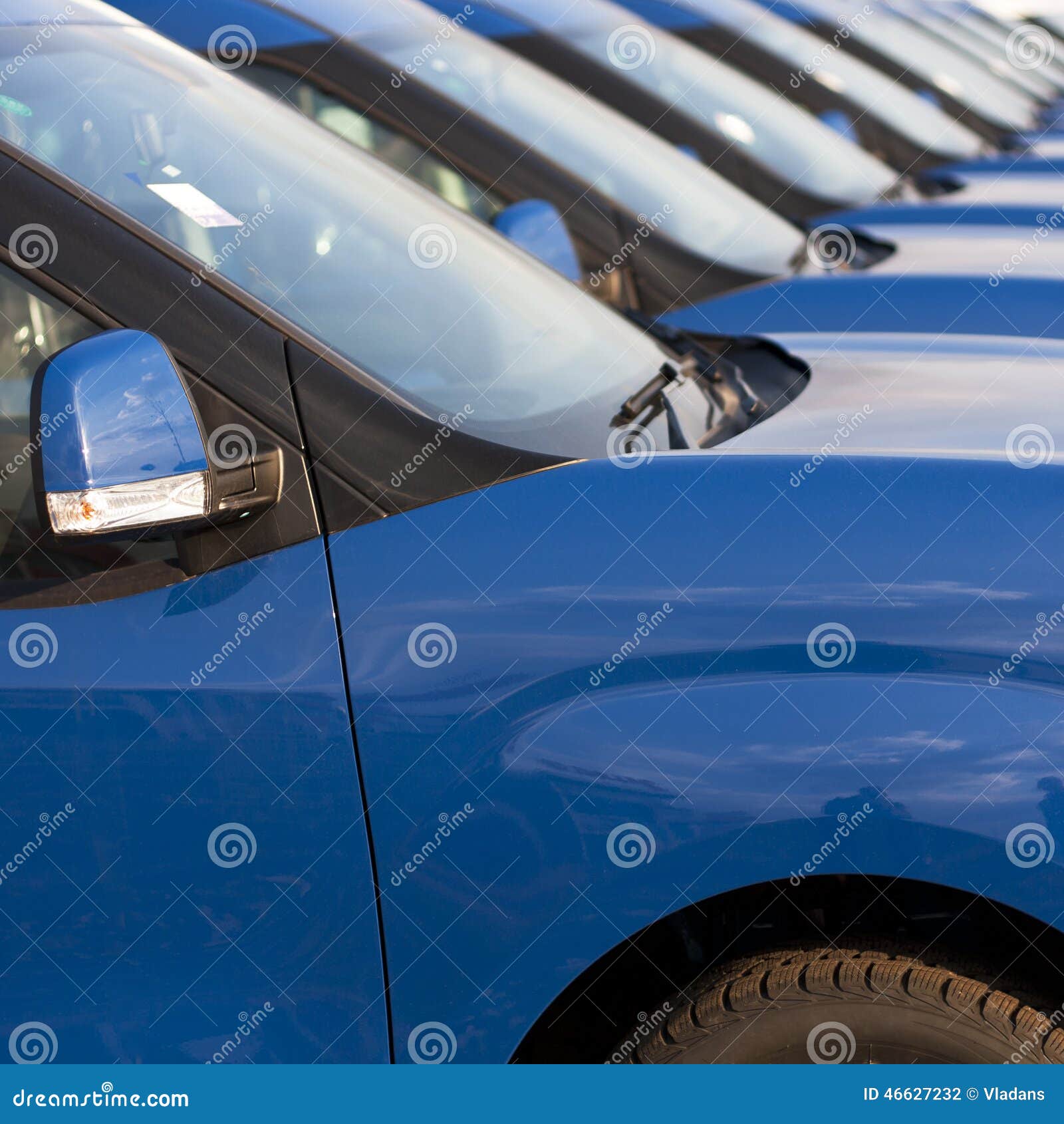 Cars in a row stock photo. Image of fast, line, modern - 46627232