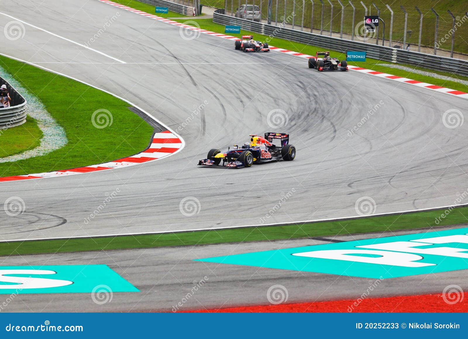 Cars on Track at Race of Formula 1 Editorial Stock Photo - Image of ...