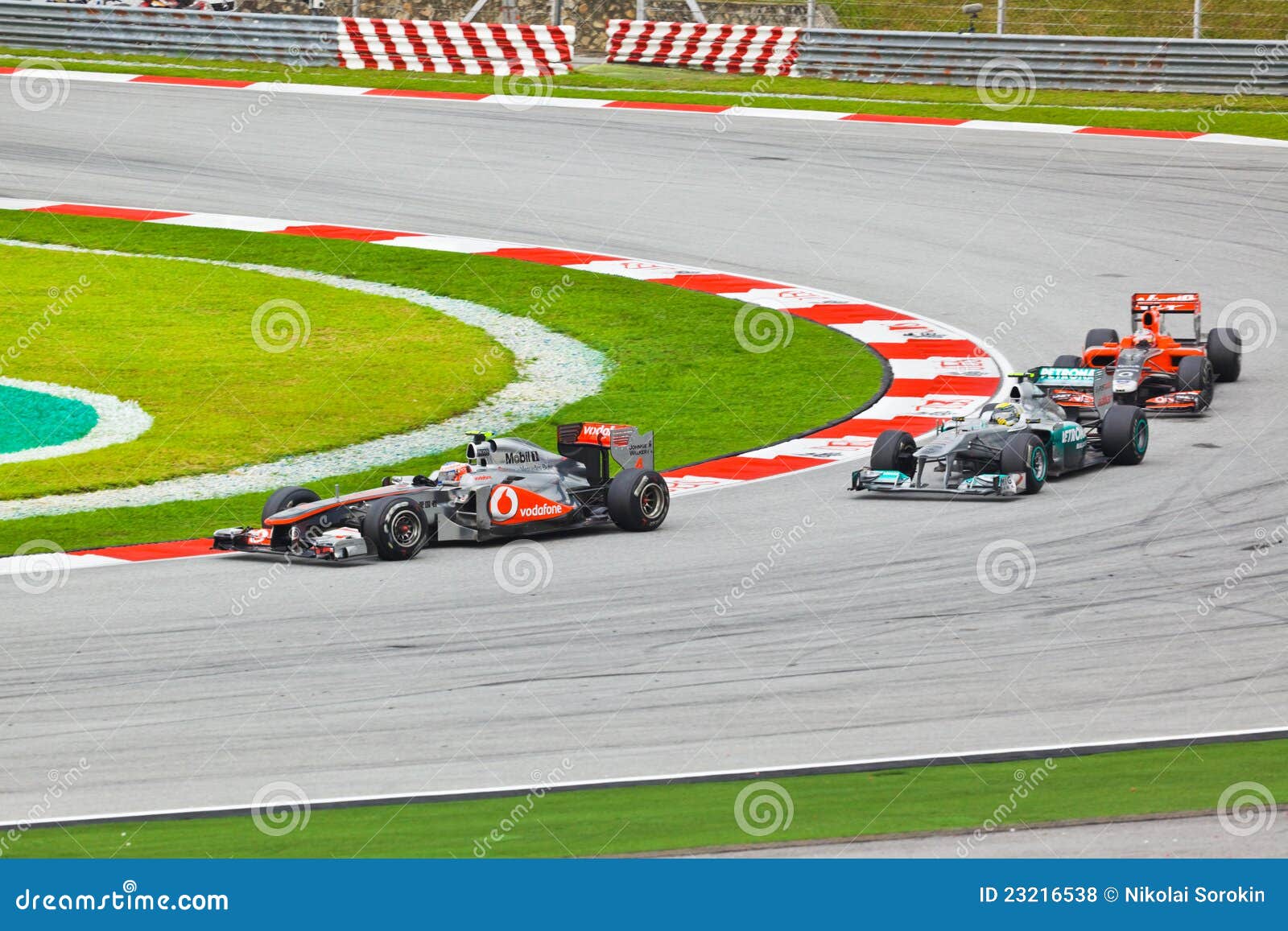 Cars on Track at Race of Formula 1 Editorial Stock Photo - Image of ...