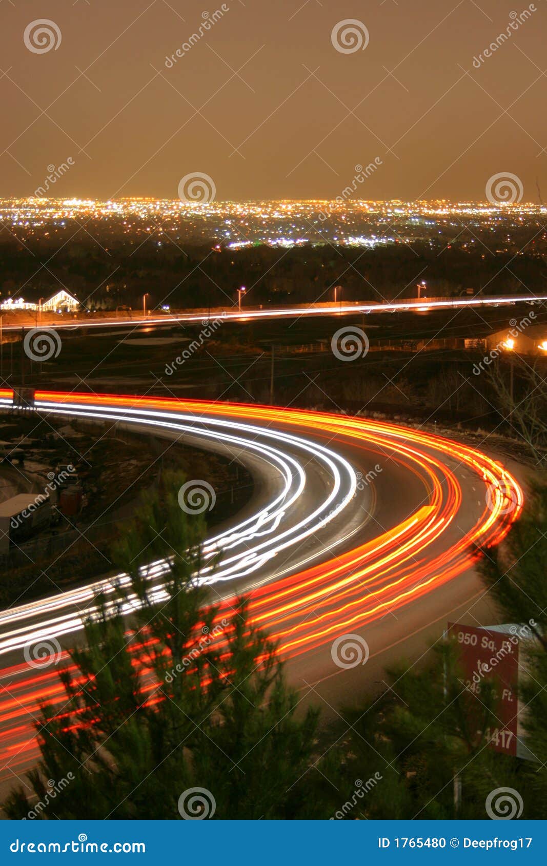 Cars and Trucks Zoom Down the Highway Stock Photo - Image of interstate ...