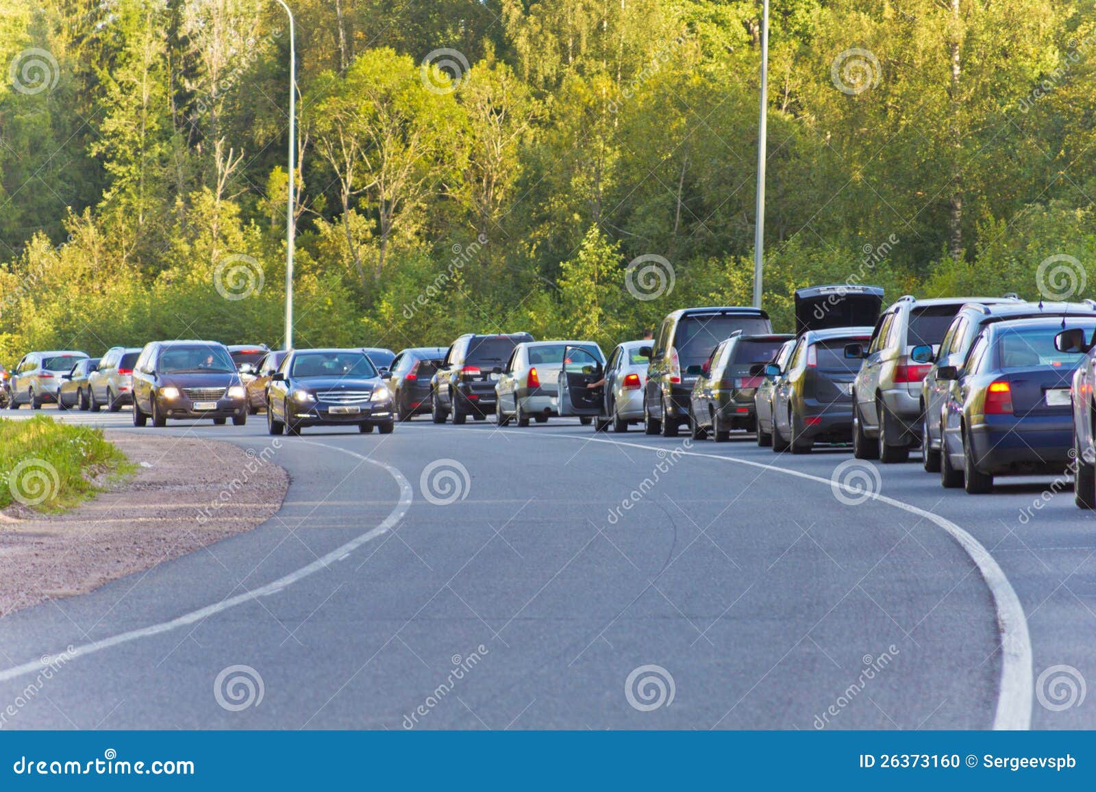 Cars in turn stock photo. Image of bend, highway, asphalt - 26373160