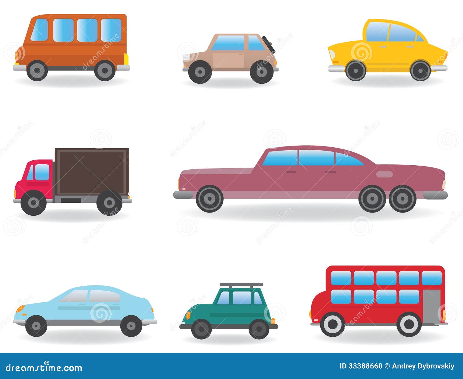 Cars stock vector. Illustration of small, cartoons, symbol - 33388660