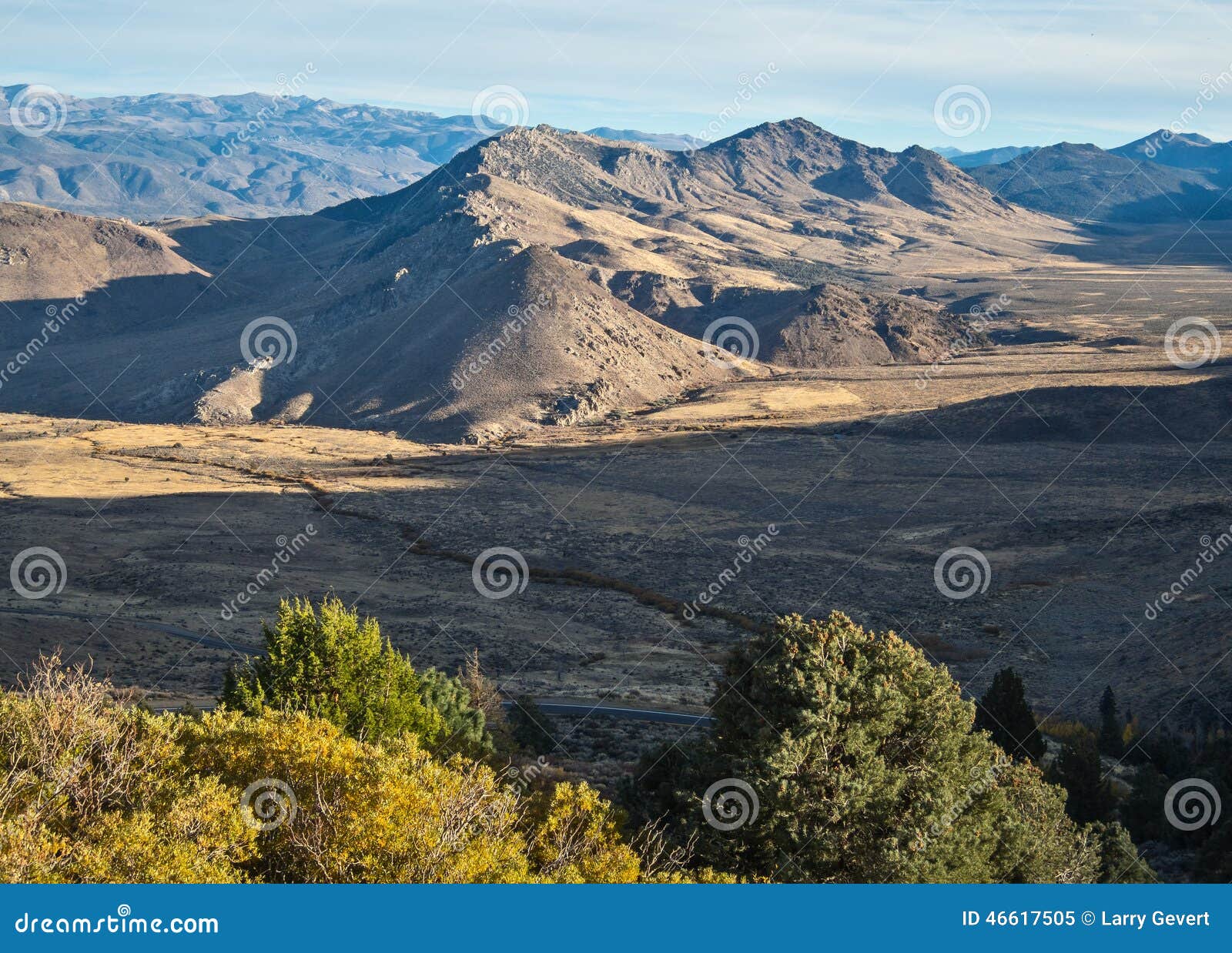 Carson Range, Western Nevada Stock Image - Image of dramatic, mountain ...