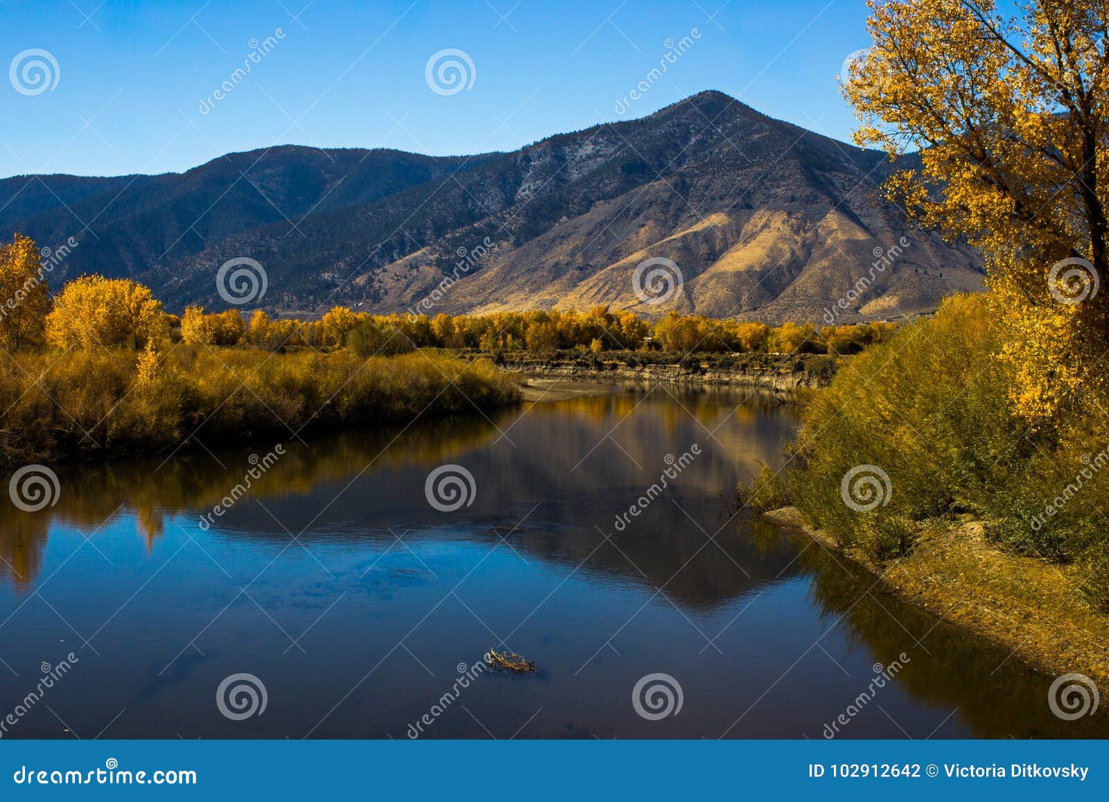 Carson River, Nevada stock photo. Image of traveling - 102912642