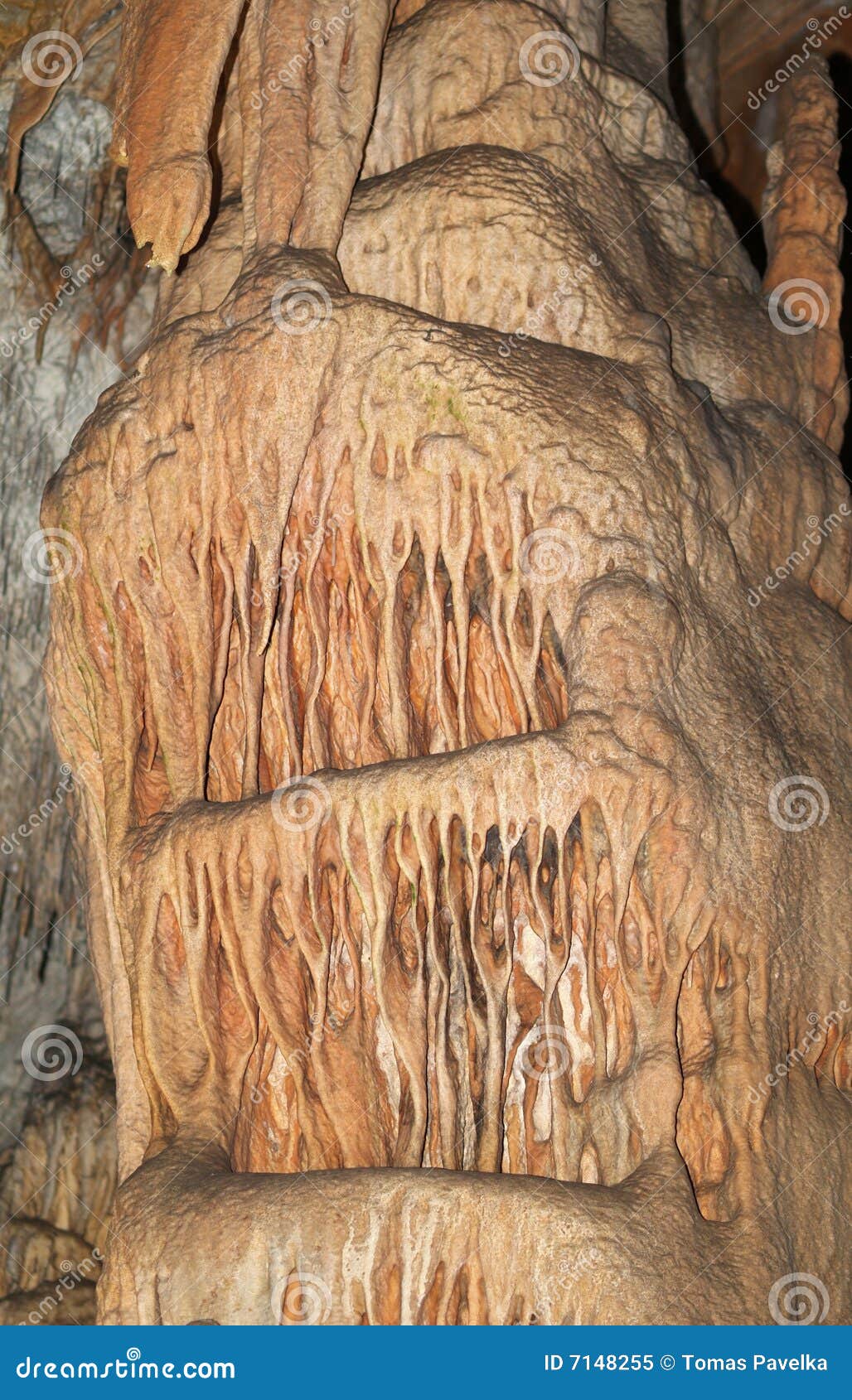 Carst decoration of cave stock image. Image of nice, year - 7148255