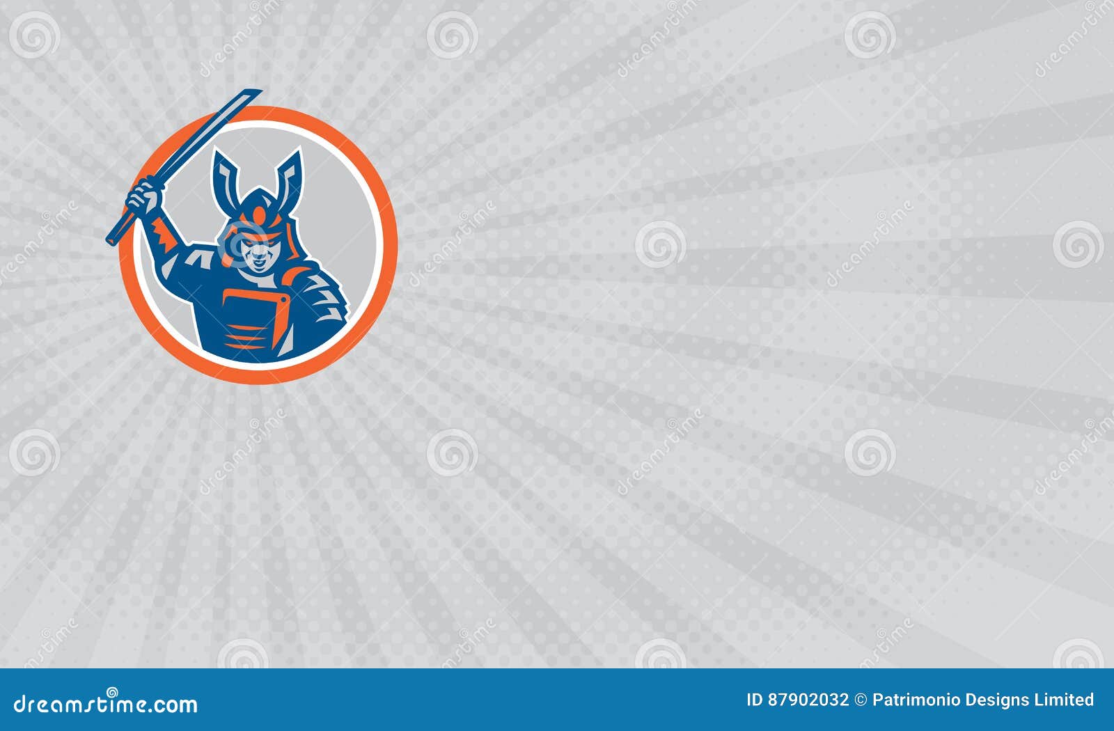 Cartão Do Hardware Do Samurai Ilustração Stock - Ilustração de luta ...