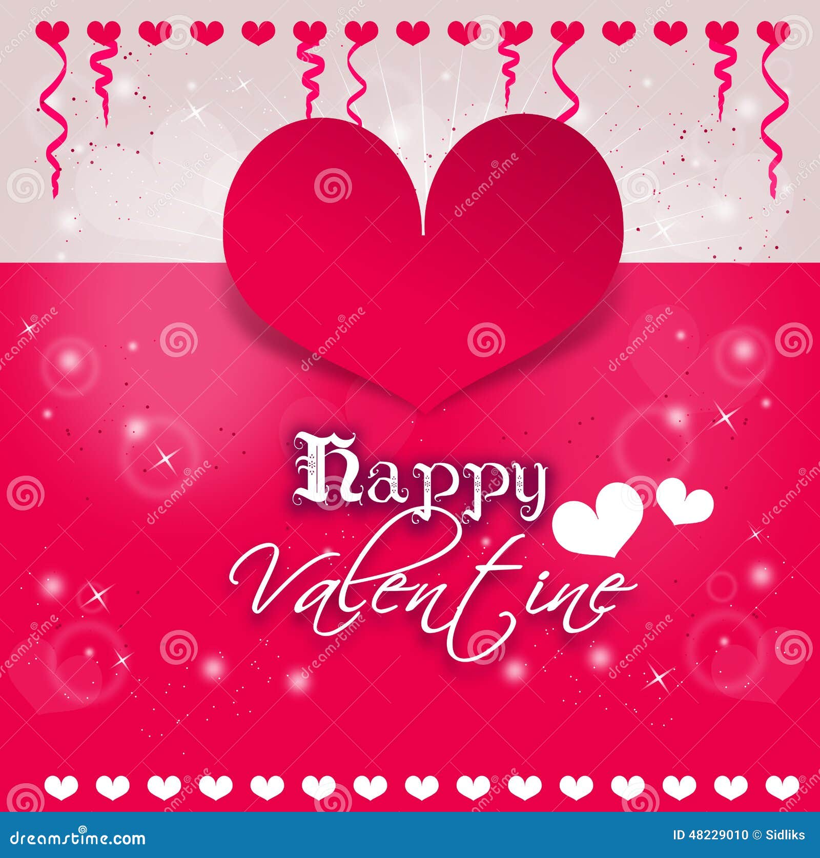 Cartão do Valentim ilustração stock. Ilustração de passeio - 48229010