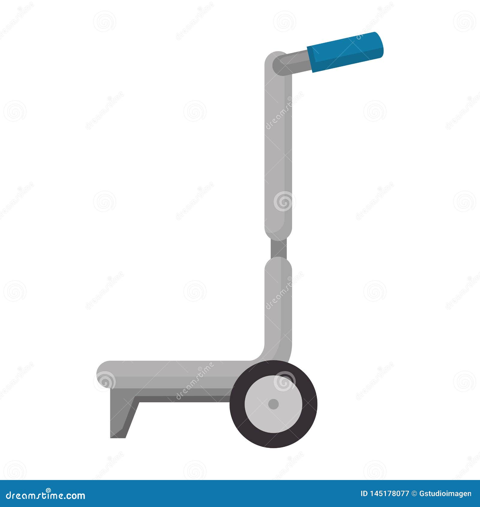 Cart Empty Delivery Service Stock Vector - Illustration of cart, object ...