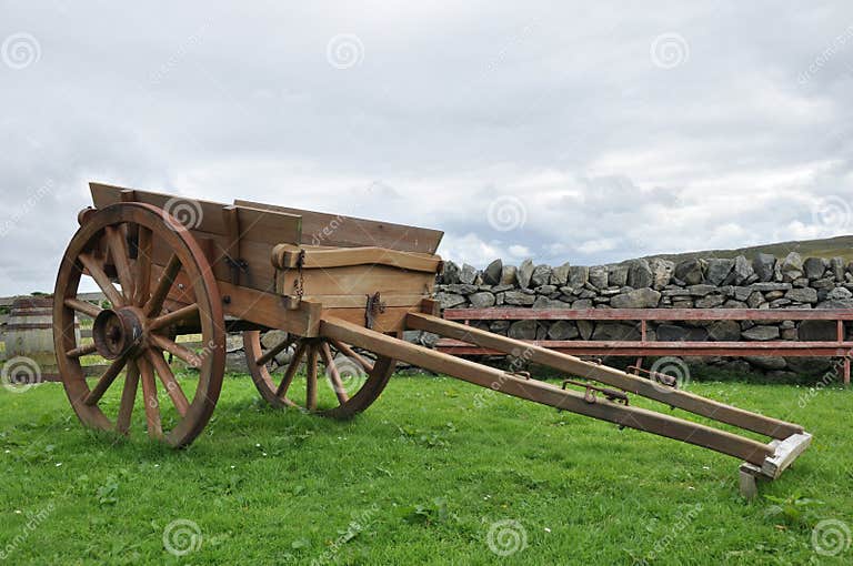Cart in a field stock photo. Image of agriculture, movement - 15680914