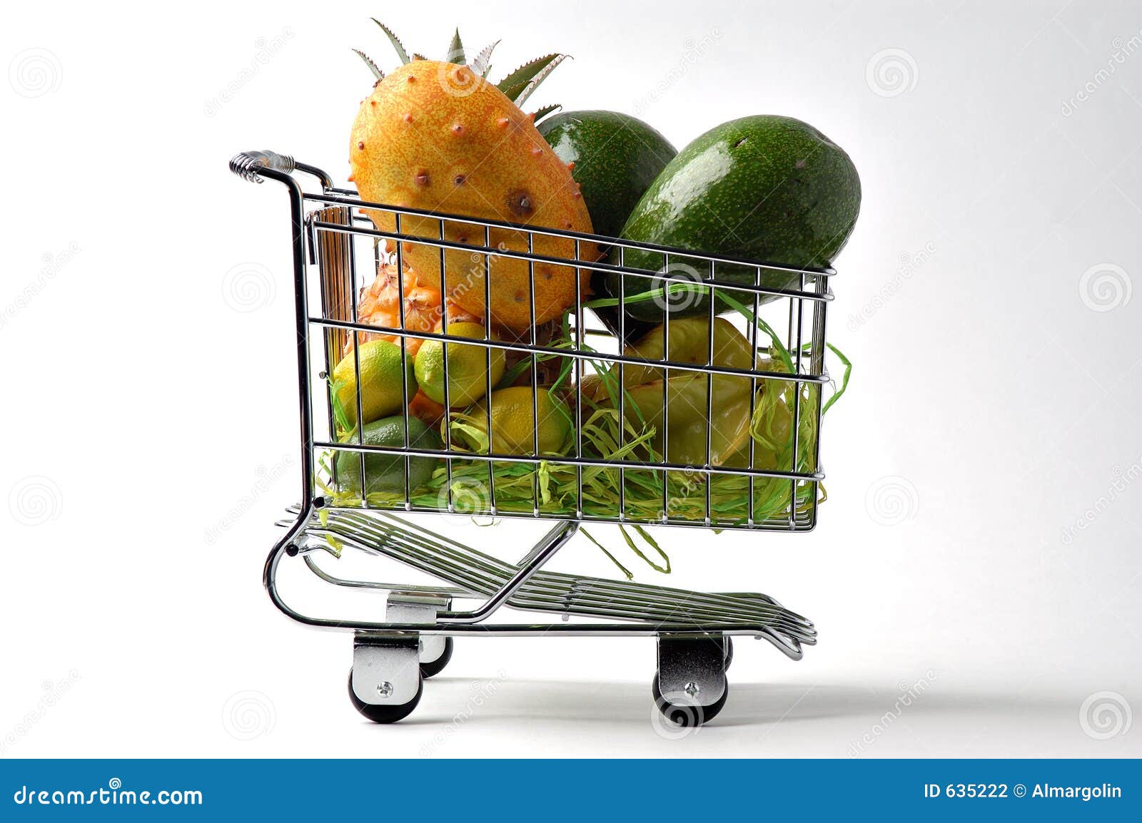The cart of fruit 4 stock photo. Image of health, supermarket - 635222