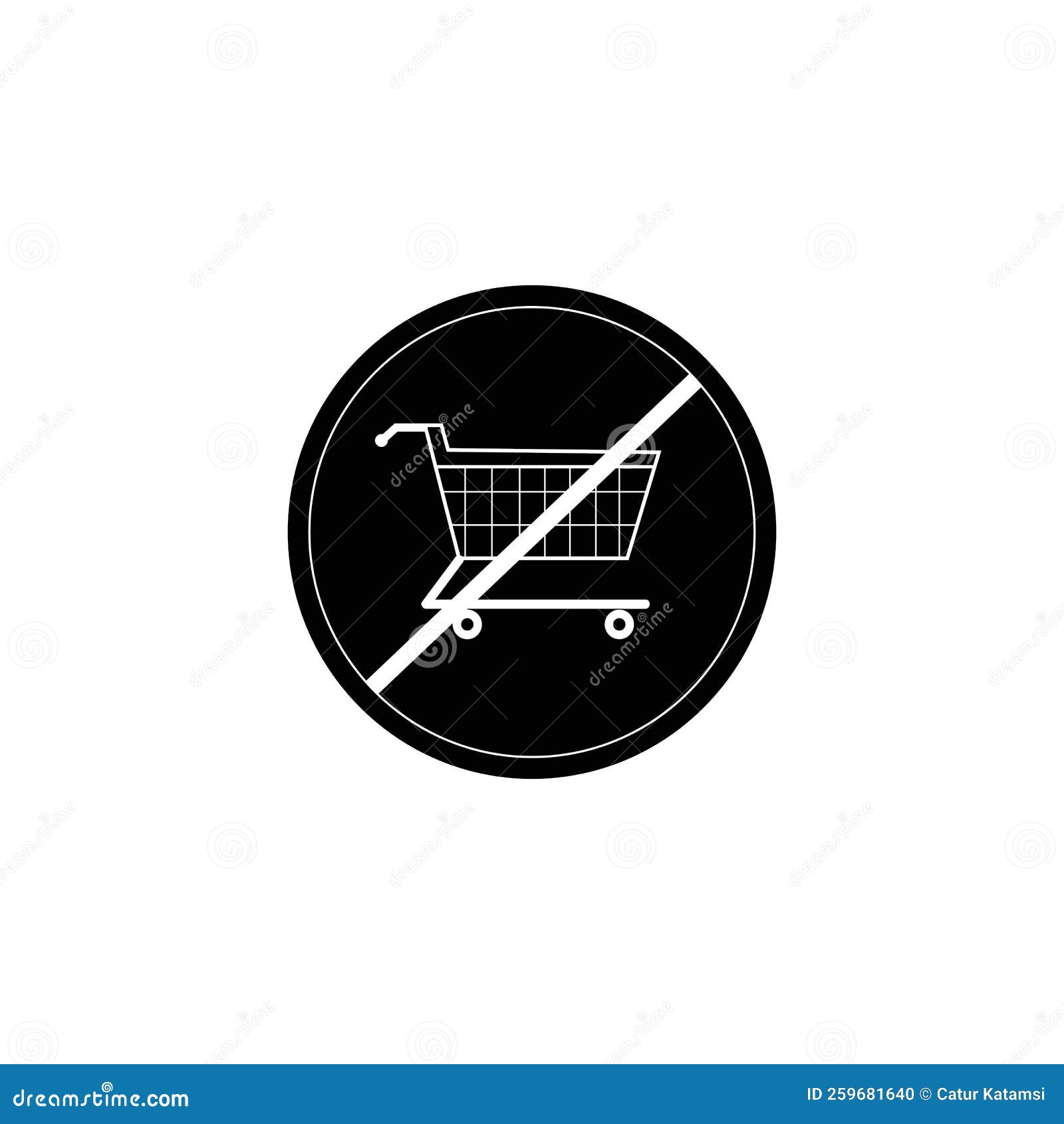 Cart icon logo vector stock illustration. Illustration of commercial ...
