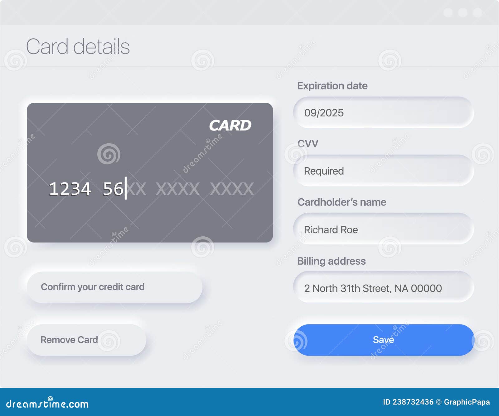 Cart Payment Methods Design Layout. Stock Vector - Illustration of ...