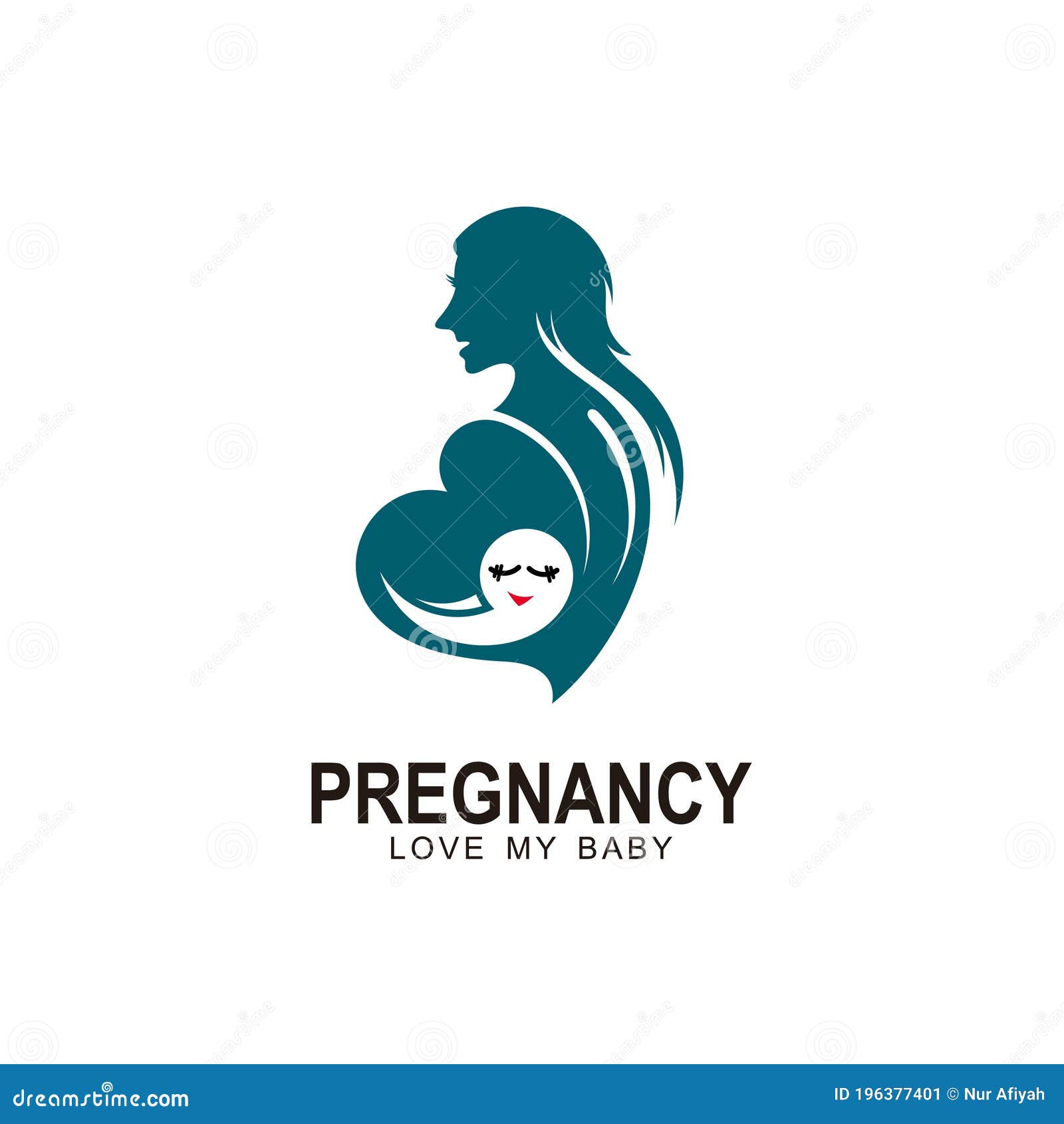 Pregnant Woman`s Logo, Pregnant Women Logo Stock Vector - Illustration ...