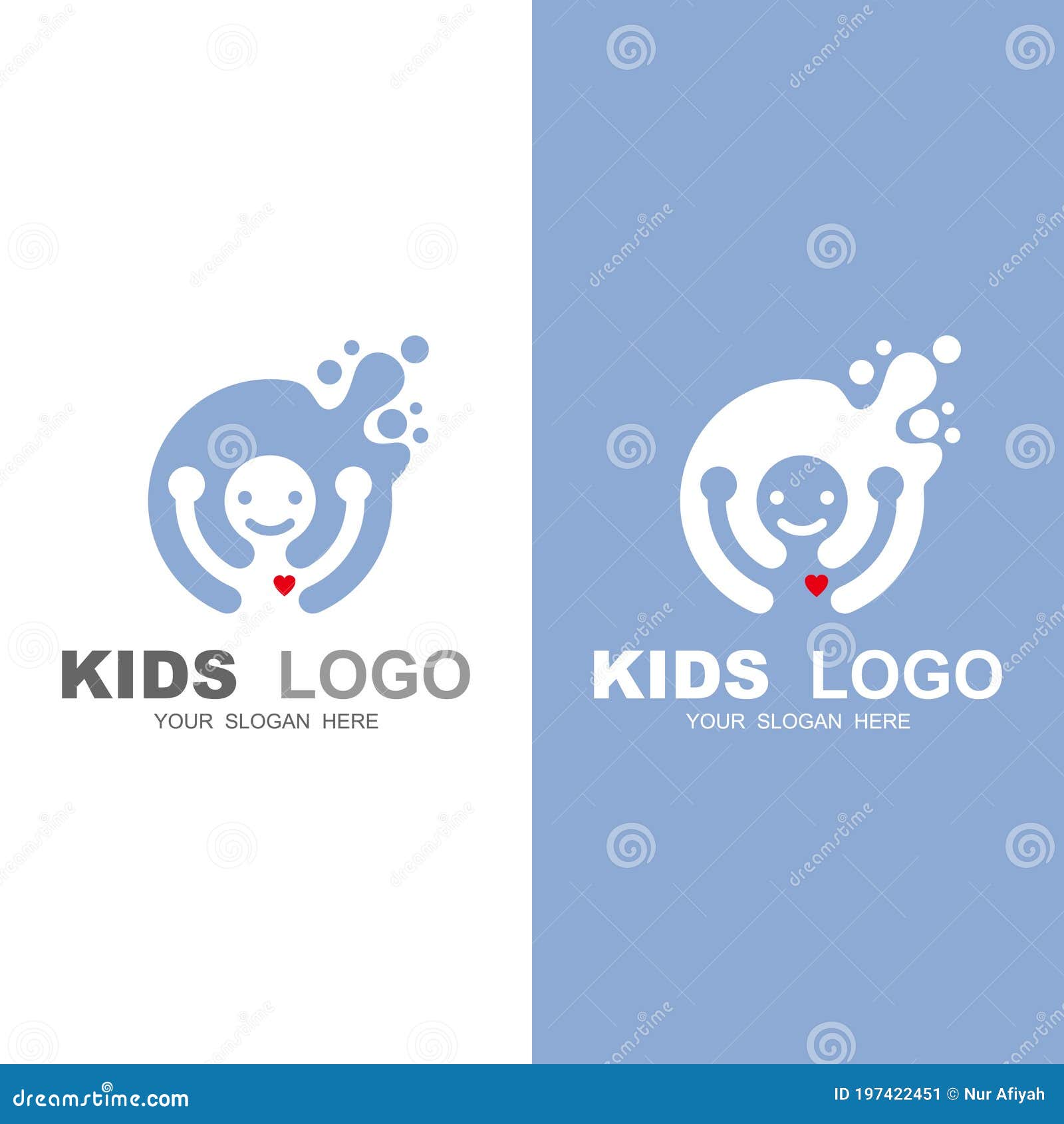 Kids Logo and Fun, People Connect Logo Stock Vector - Illustration of ...