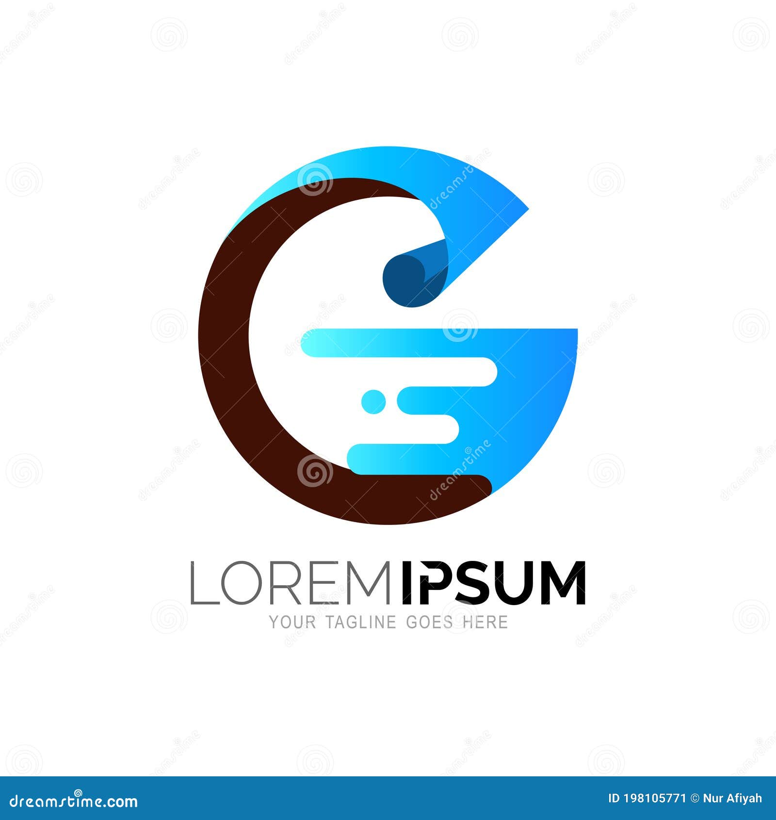 Letter G Paper Icon with Origami Design Vector Stock Vector ...