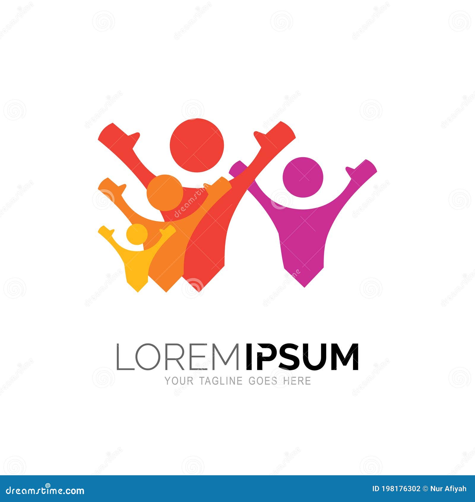 Community Logo or Social Gathering, Celebration Stock Vector ...