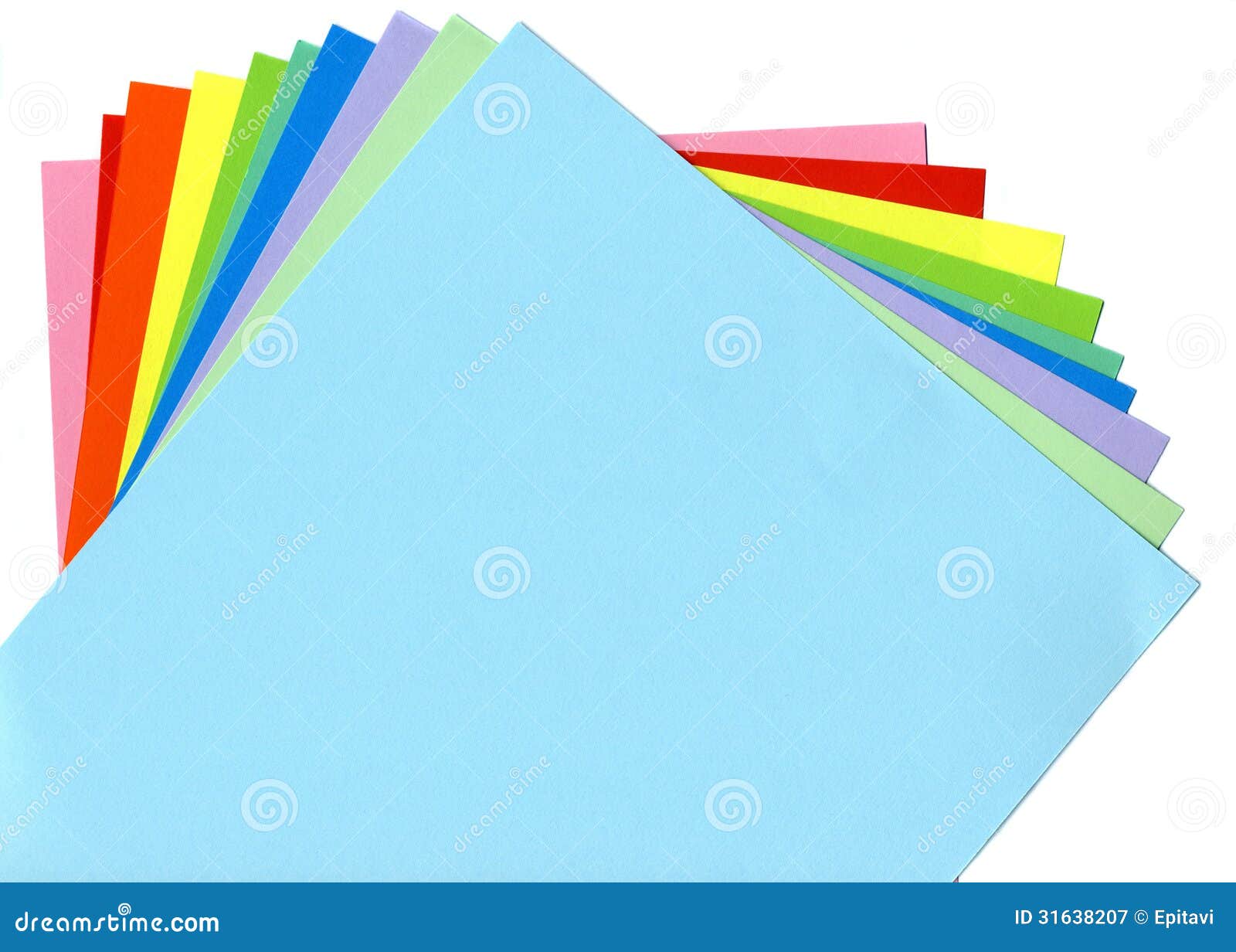 Carta colorata immagine stock. Immagine di creativo, organizzato - 31638207