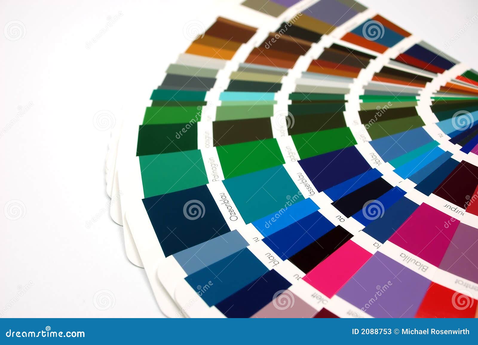 Carta de color imagen de archivo. Imagen de modelo, arte - 2088753