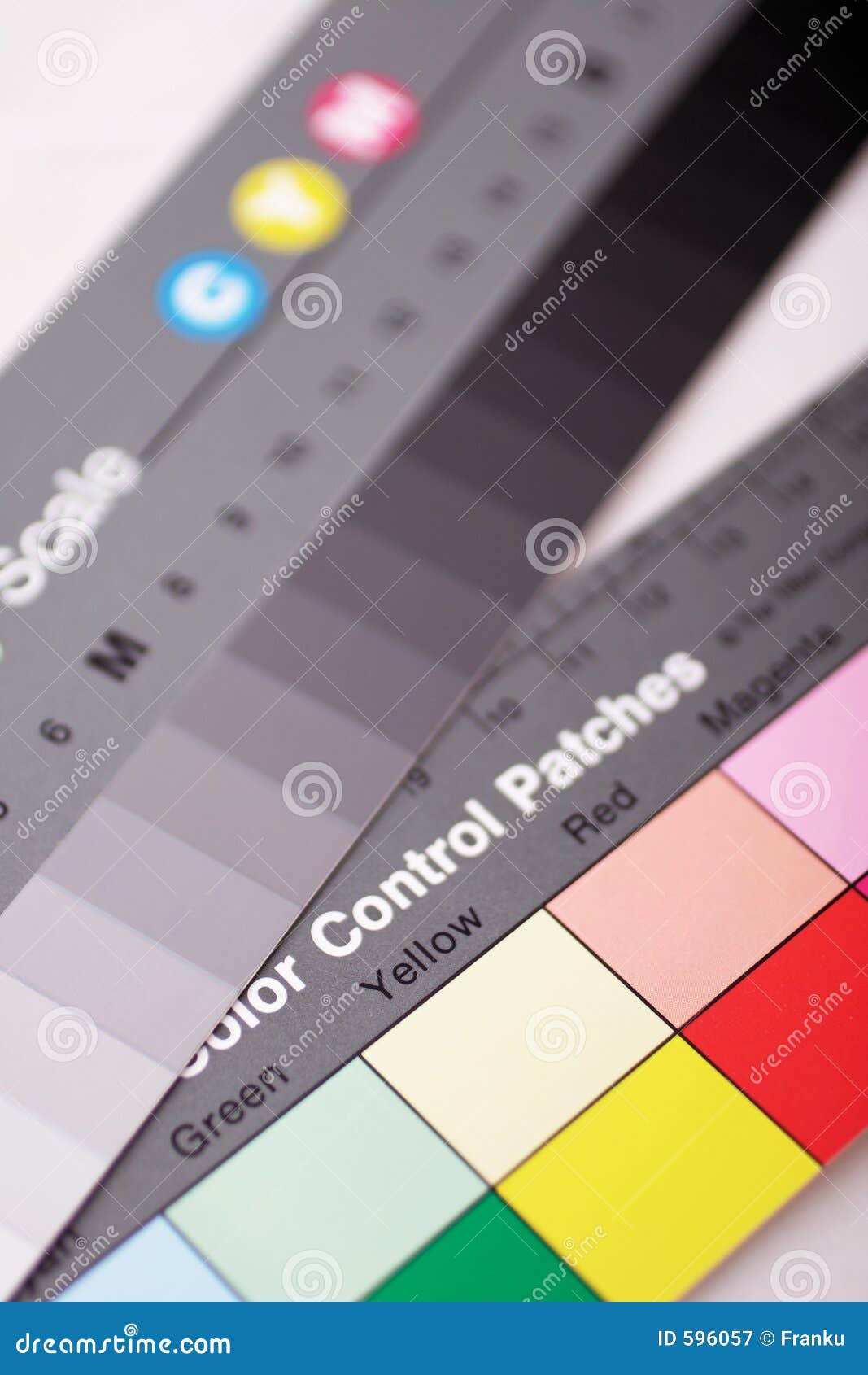 Carta de controle da cor imagem de stock. Imagem de lente - 596057
