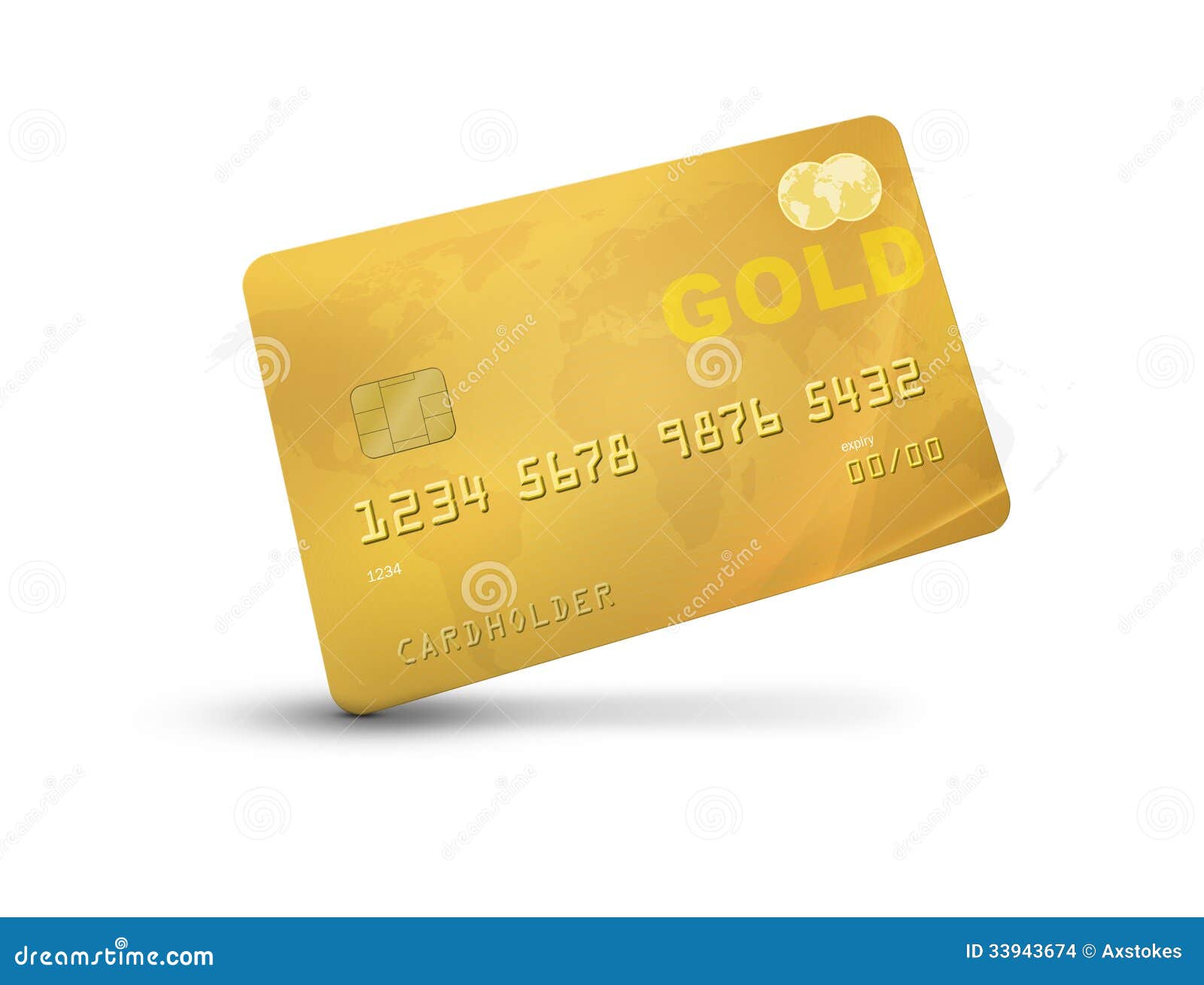 Carta di credito dell'oro illustrazione di stock. Illustrazione di ...