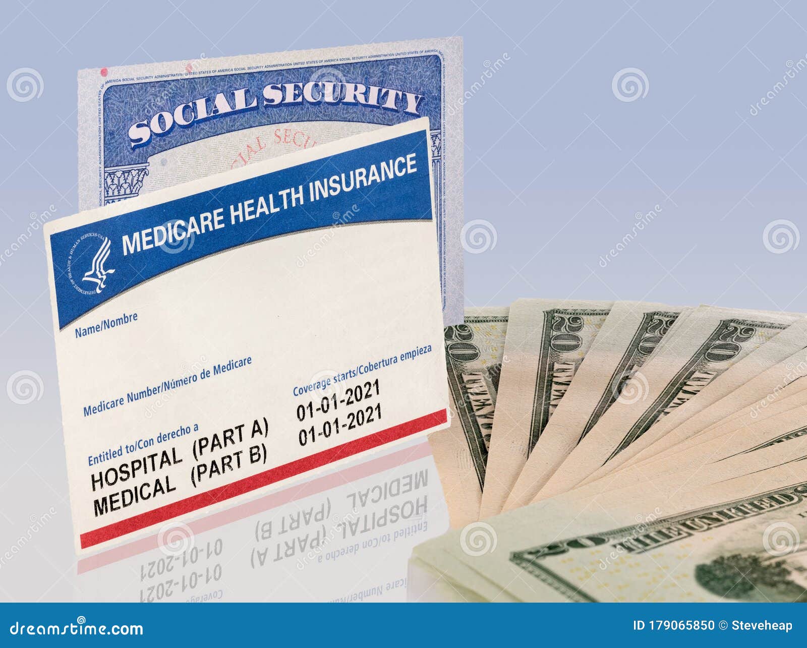 Carta Di Previdenza Sociale USA Con Medicine E Dollari USA Per ... Carta Di Previdenza Sociale USA Con Medicine E Dollari USA Per ...