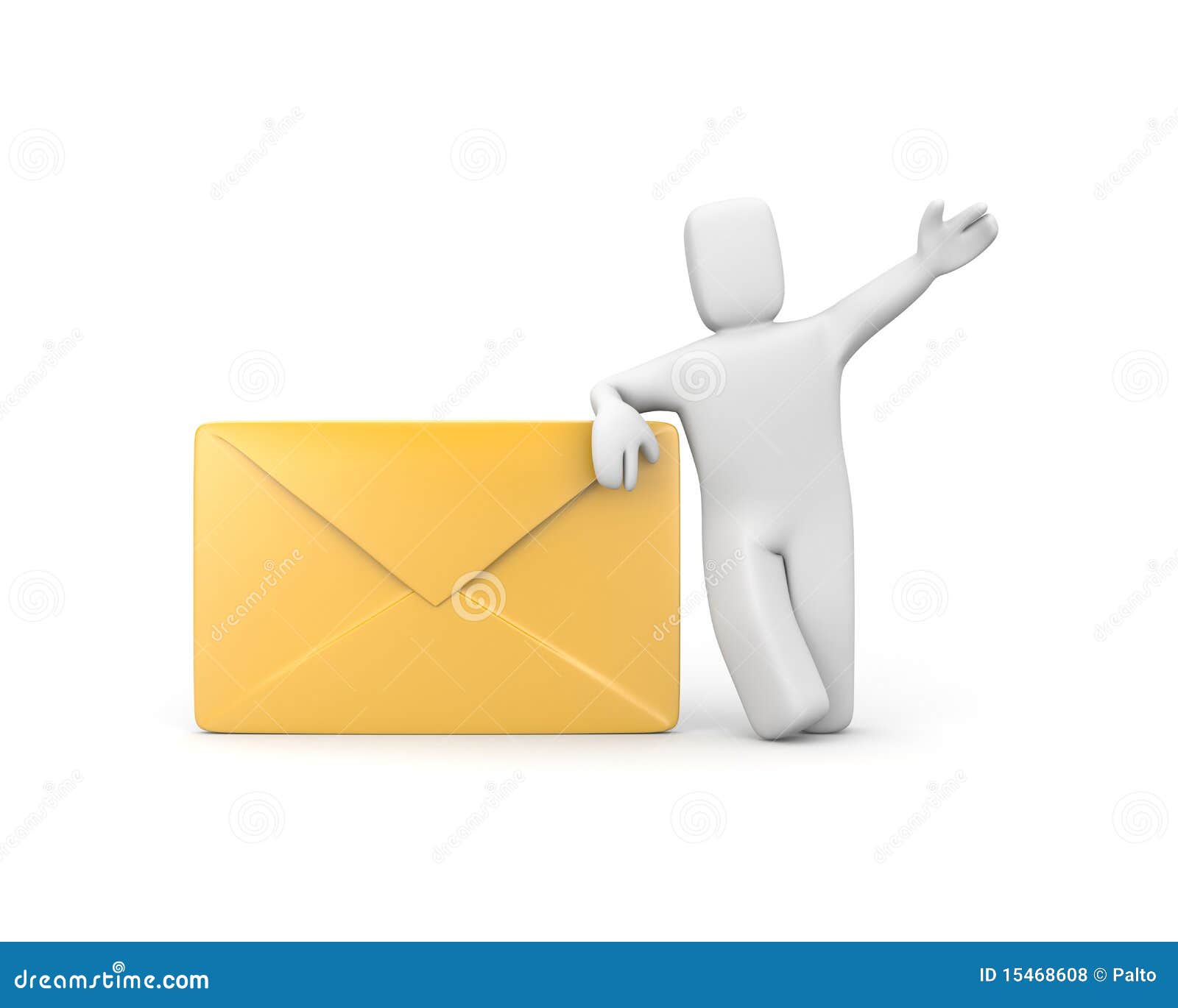 Carta entregada stock de ilustración. Ilustración de empresario - 15468608