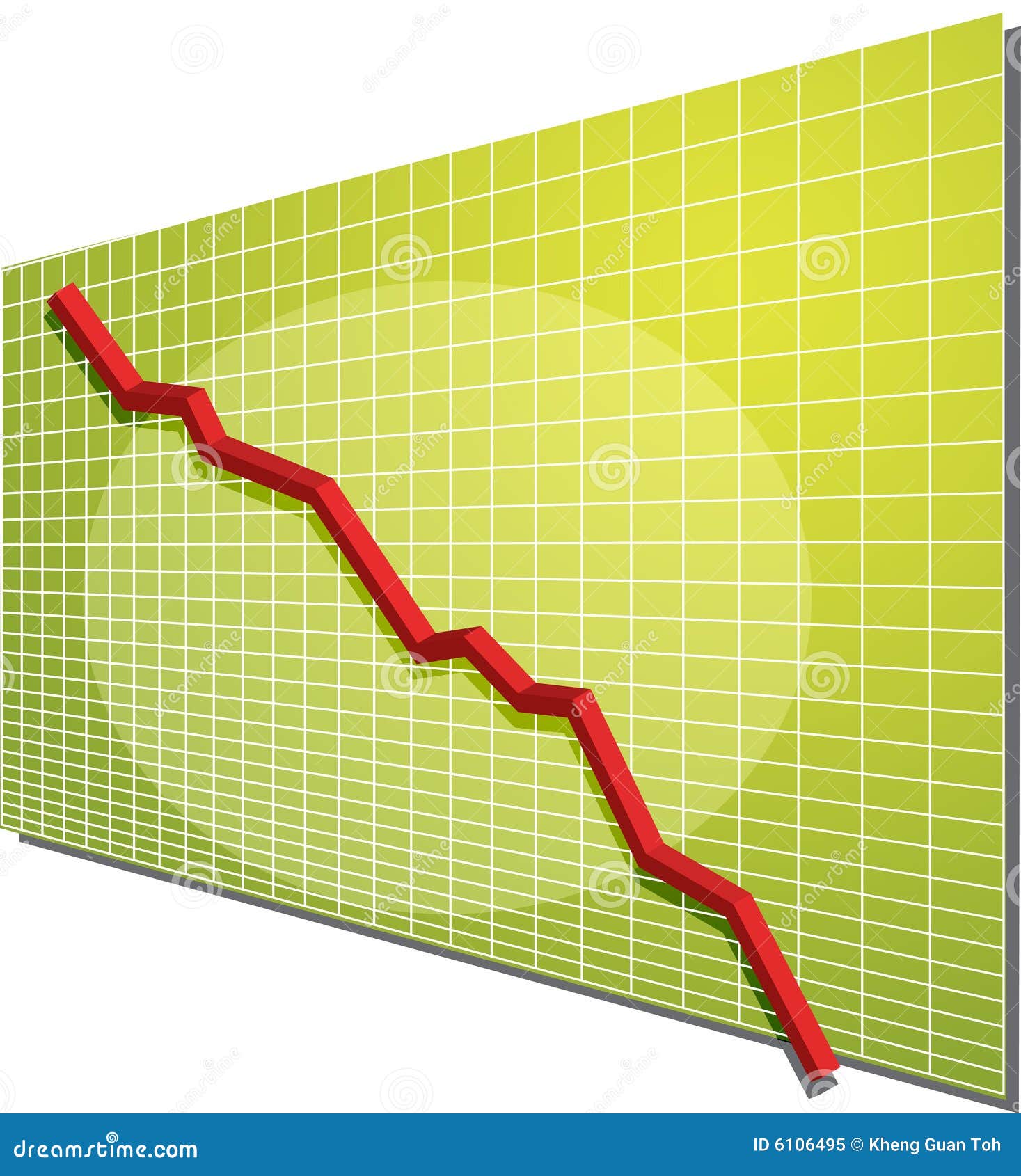 Carta financiera ilustración del vector. Ilustración de vector - 6106495